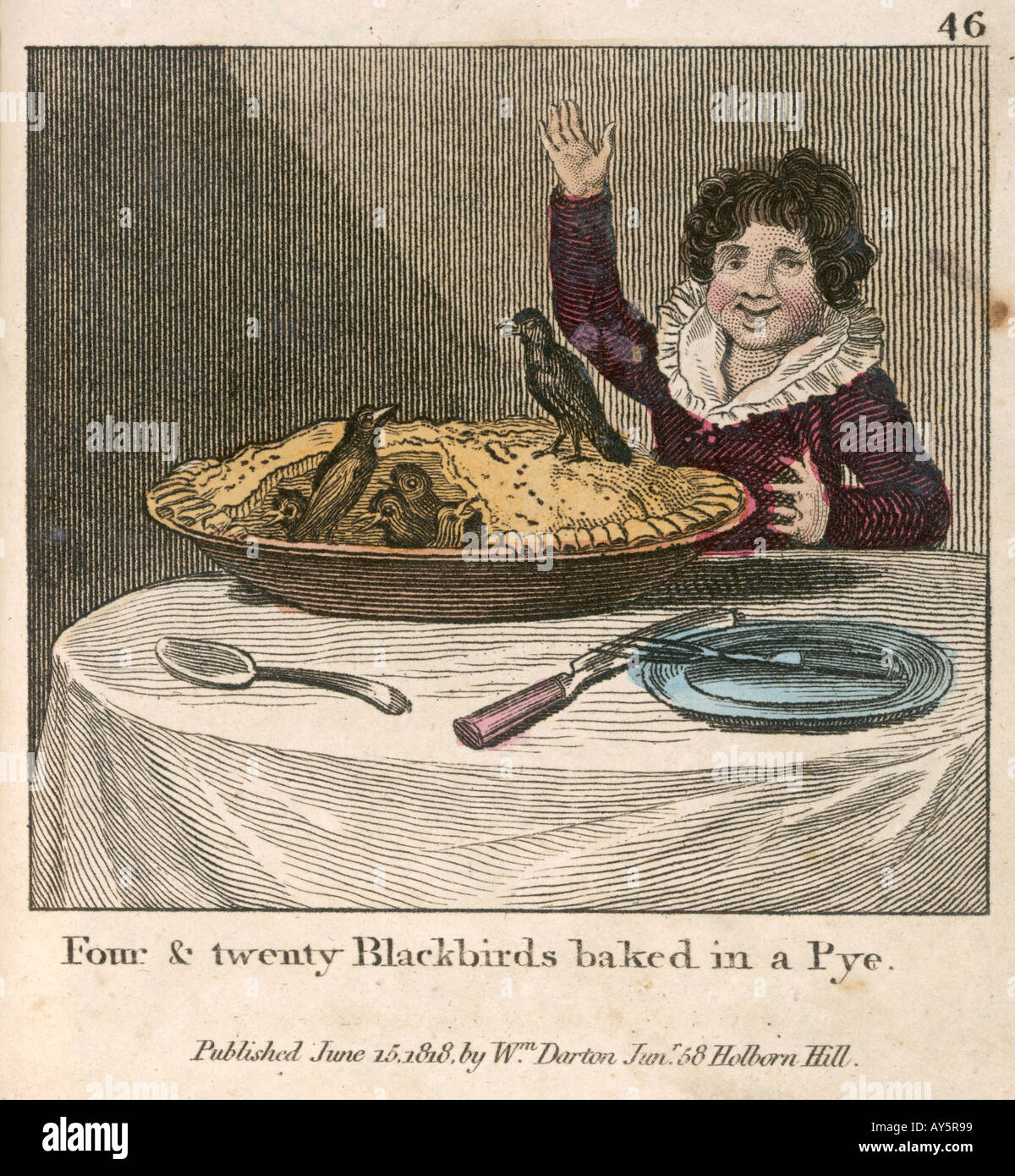 Song Of Sixpence 1818 Stock Photo - Alamy