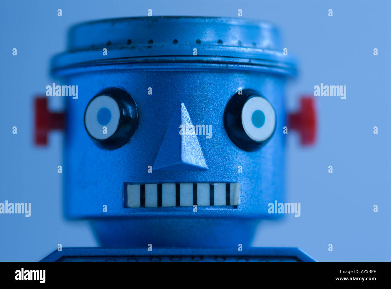 close up of toy metal robot Stock Photo: 9715373 - Alamy