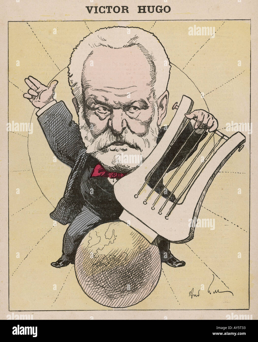 Victor Hugo Gill Globe Stock Photo - Alamy
