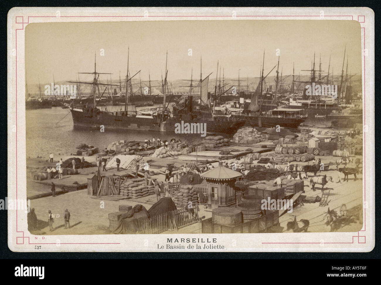 Marseille Docks Photo Stock Photo - Alamy
