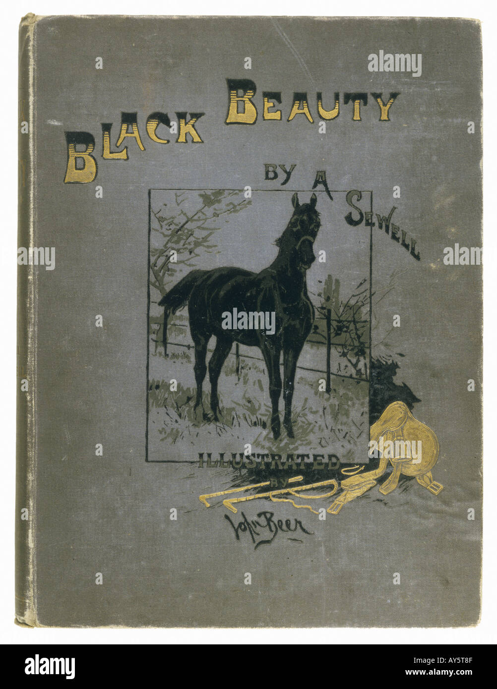 Black beauty book cover hi-res stock photography and images - Alamy