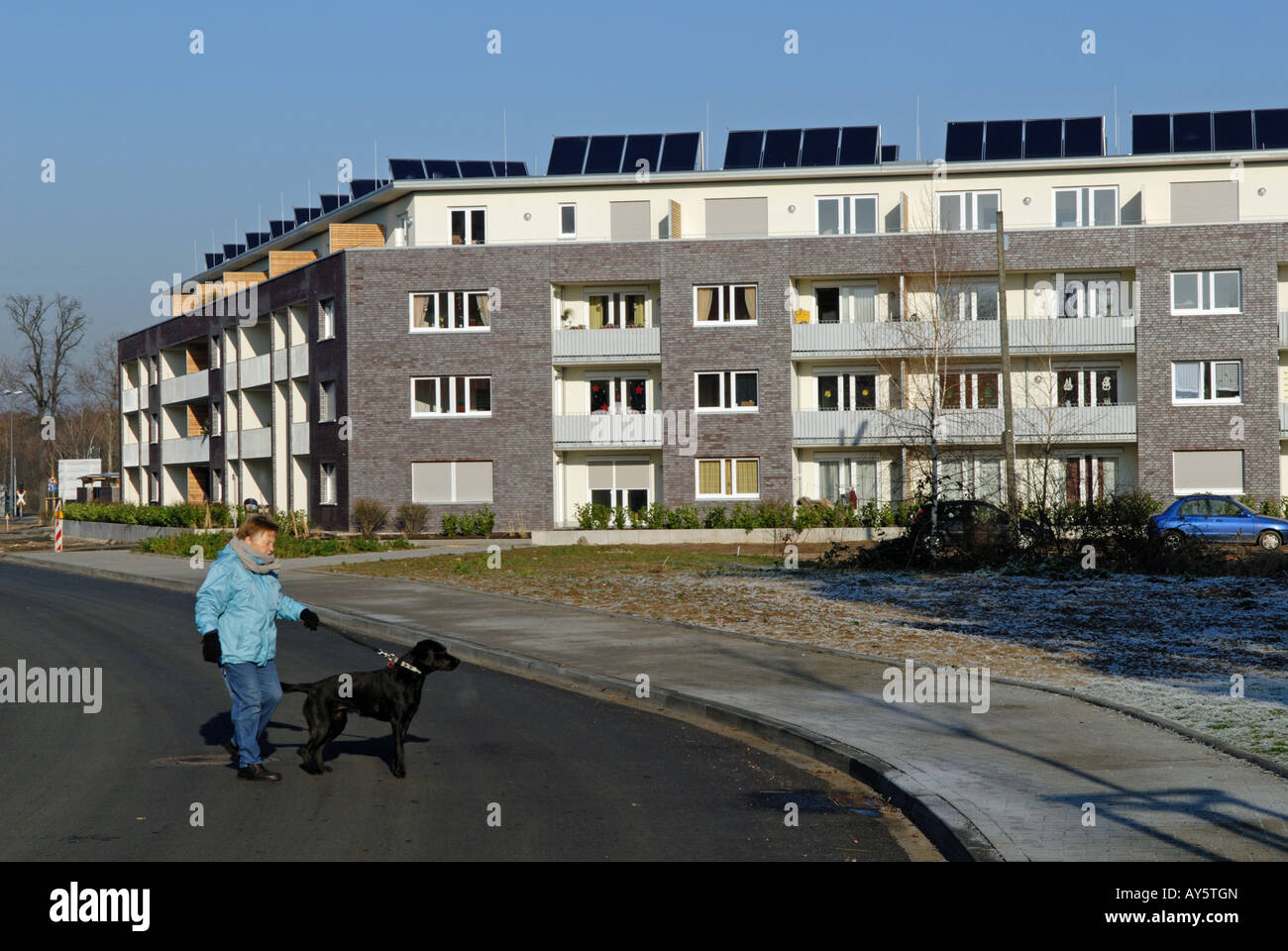 Solar energy housing estate, Bocklemund, Cologne, North Rhine ...