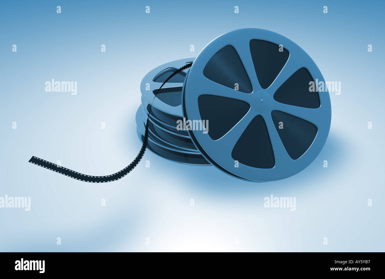 Visualize metal 3d rendered pair two couple spin tv hi-res stock ...