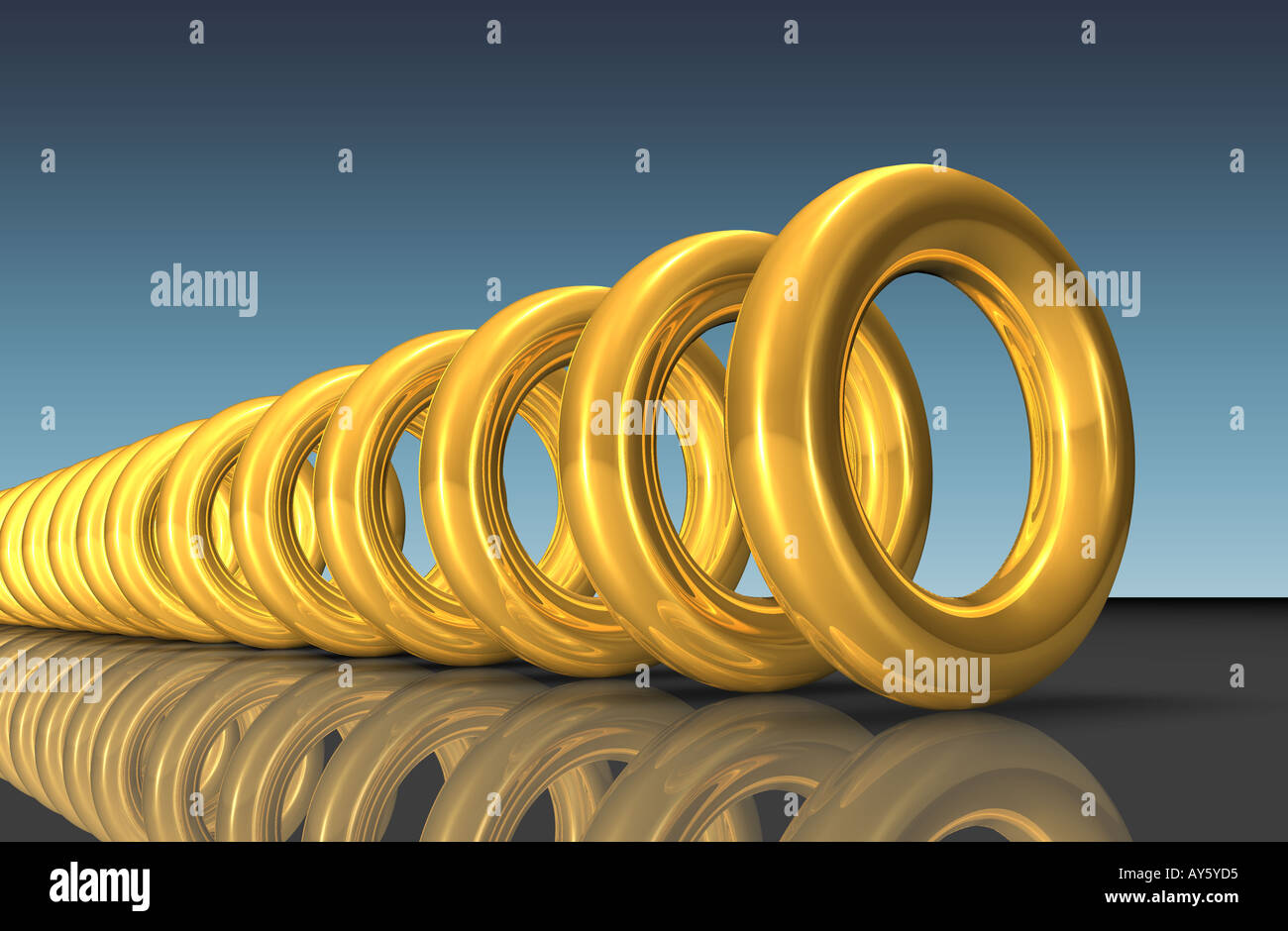3d rendered gold ring hi-res stock photography and images - Alamy