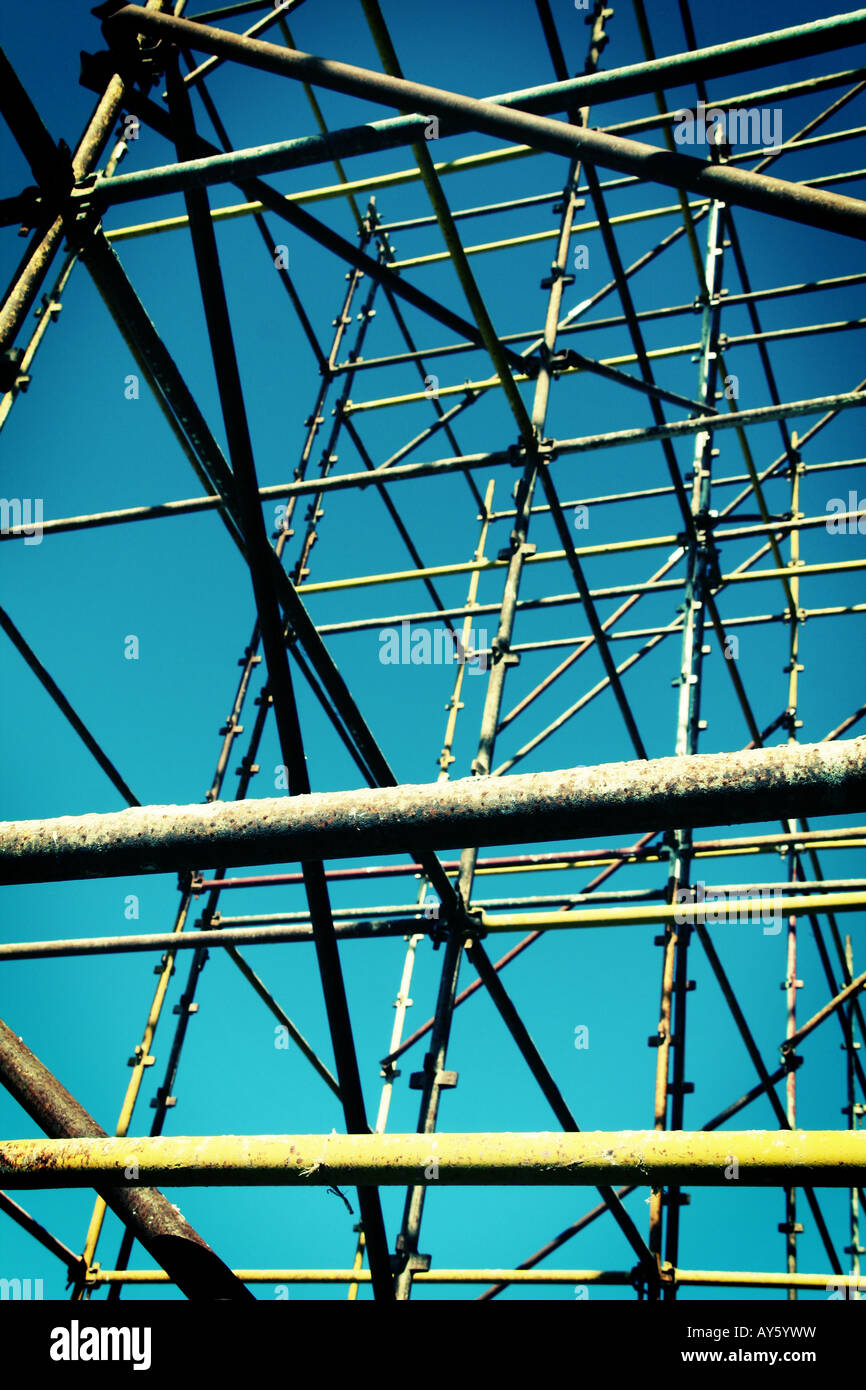 Structures at a construction work Stock Photo - Alamy