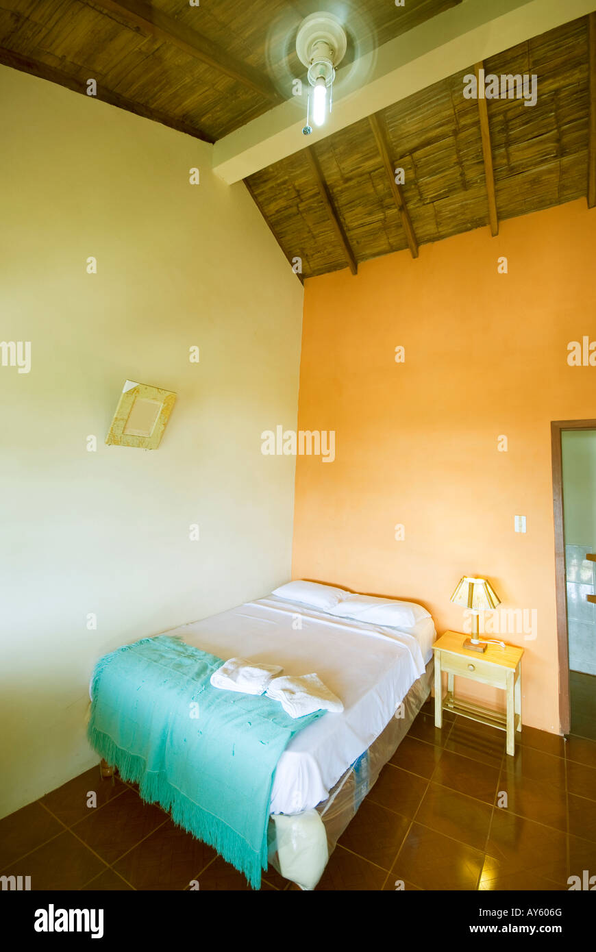 rustic bare bones native hotel room ruta del sol pacific coast ecuador ...