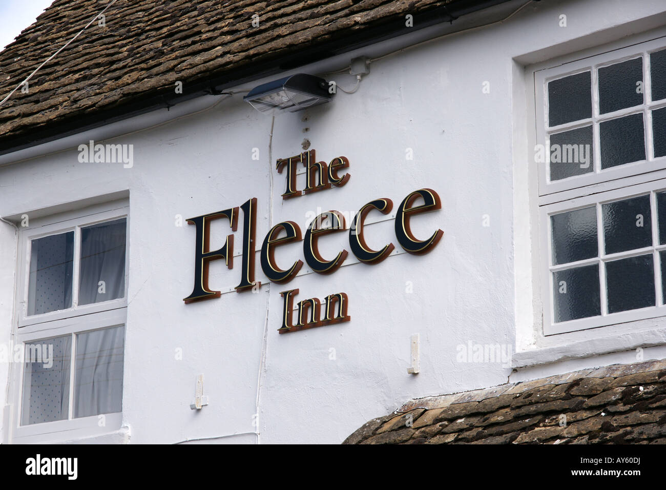 Fleece Inn Hillesley Gloucestershire England Stock Photo - Alamy
