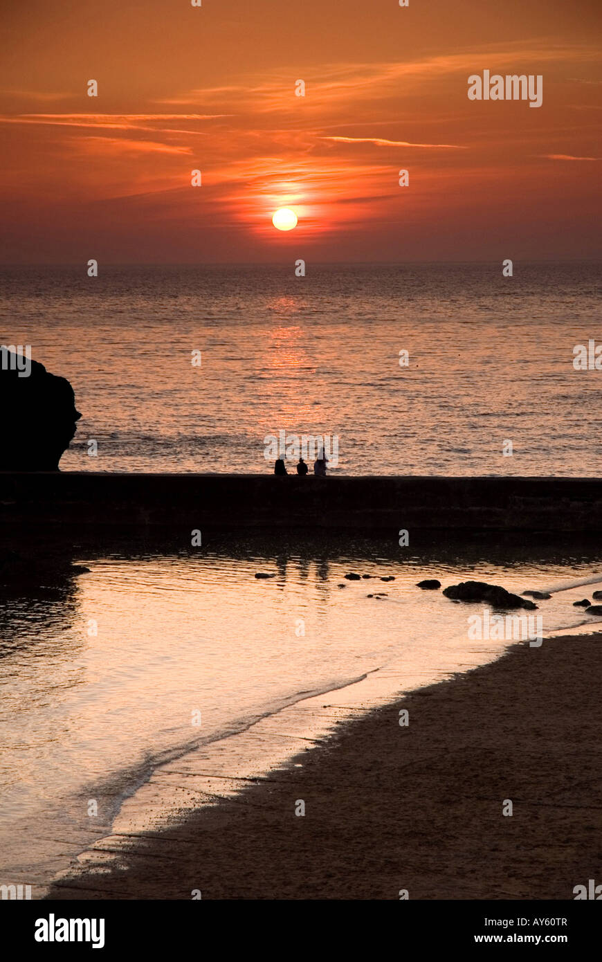 Watching sunset on holiday hi-res stock photography and images - Alamy