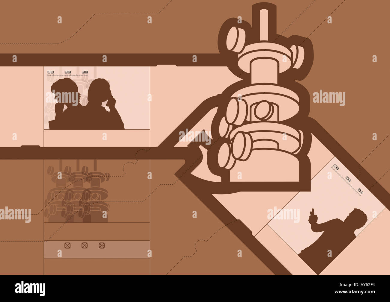 iconic communications tower design Stock Photo - Alamy