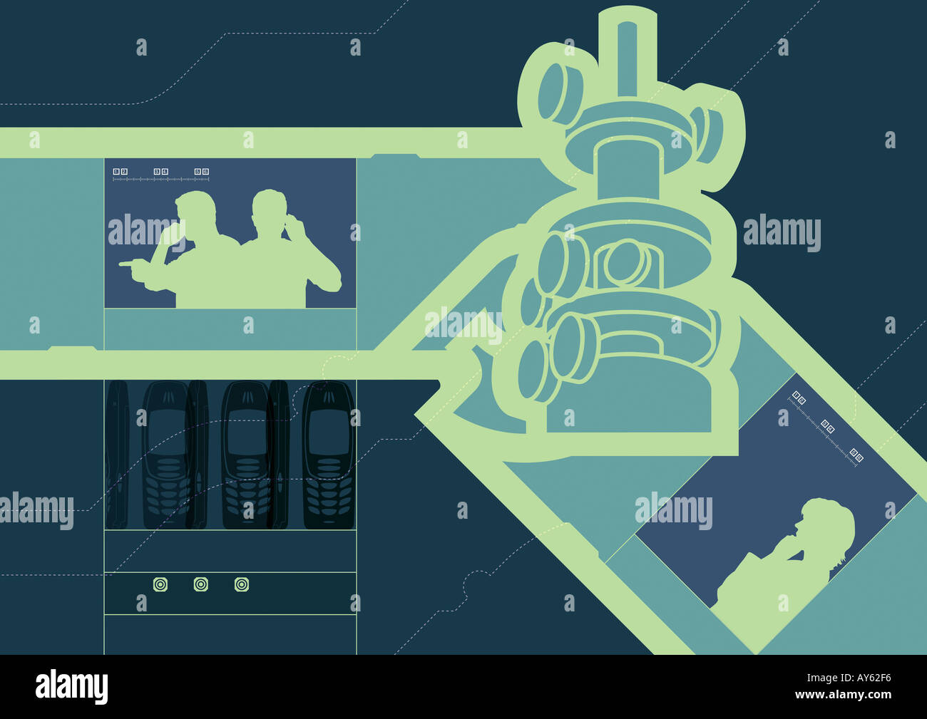 iconic communications tower design Stock Photo - Alamy