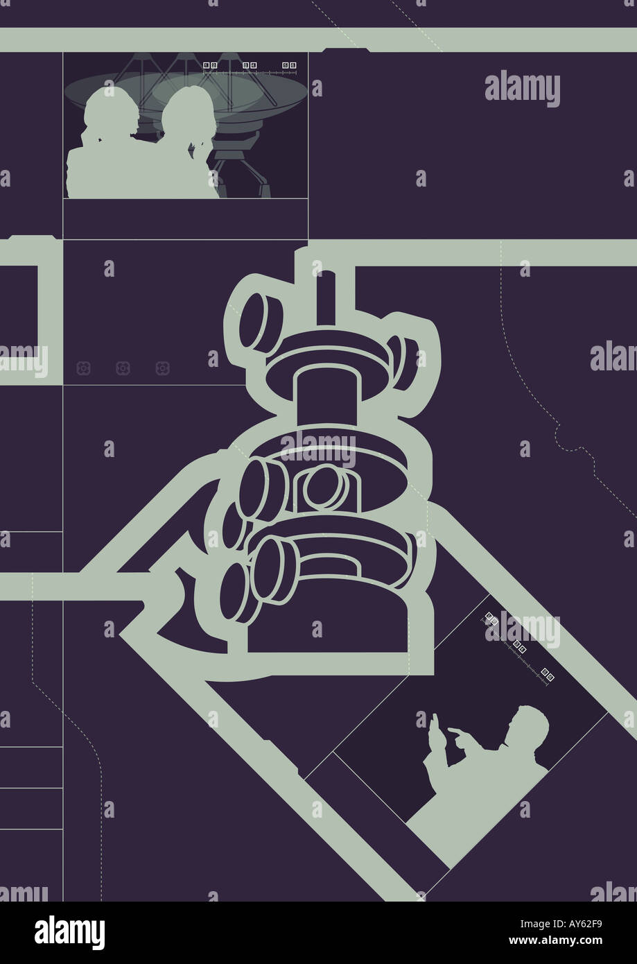 iconic communications tower design Stock Photo - Alamy