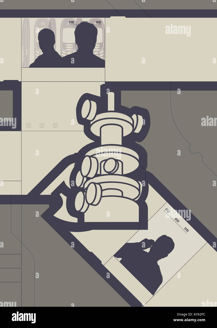 iconic communications tower design Stock Photo - Alamy