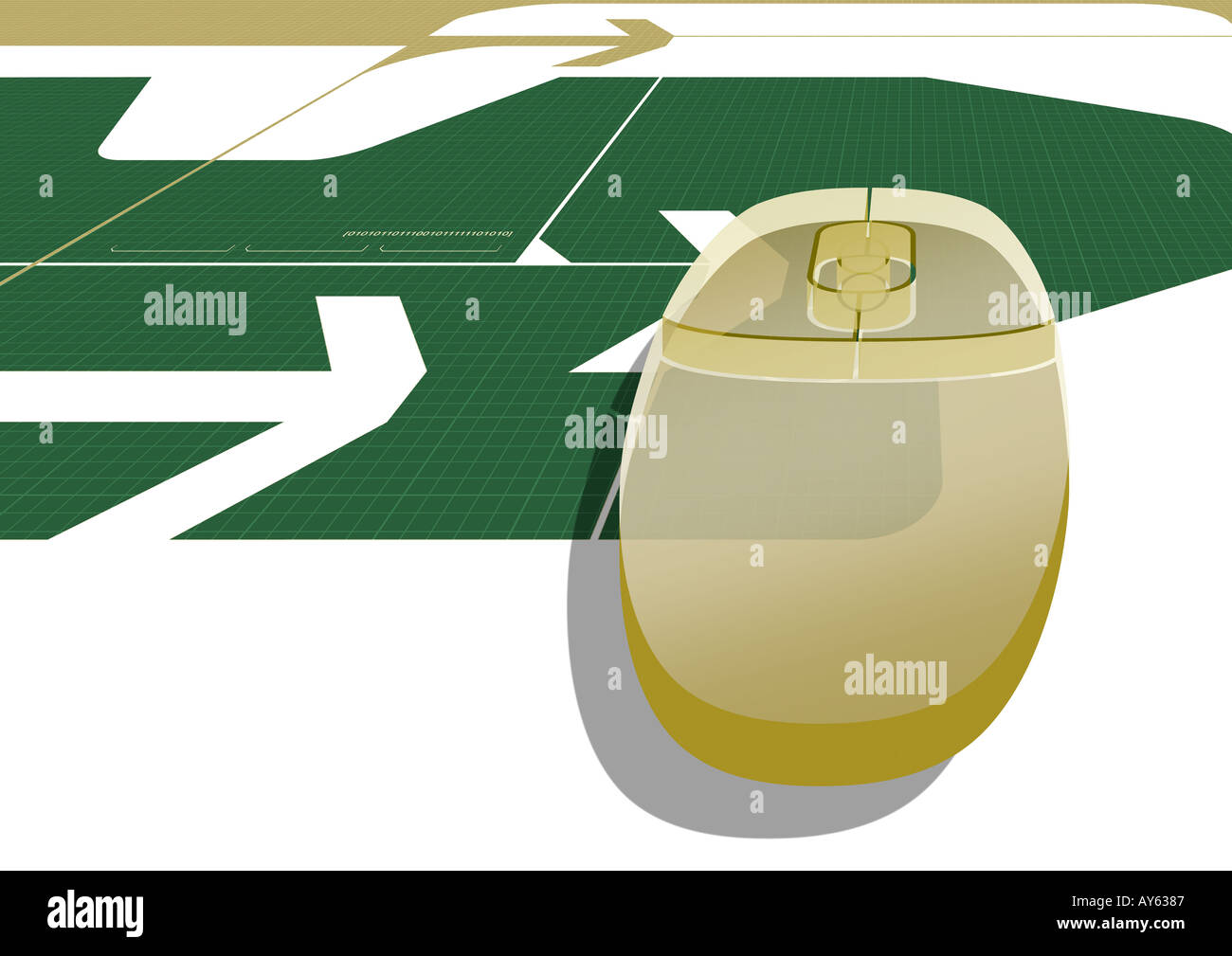 computer mouse 3d icon design Stock Photo - Alamy