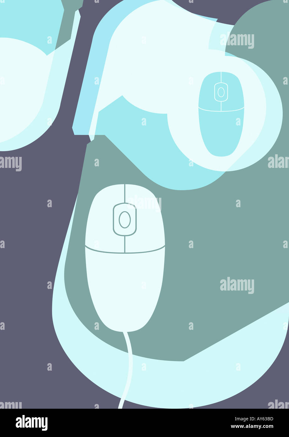 iconic computer mouse design Stock Photo - Alamy