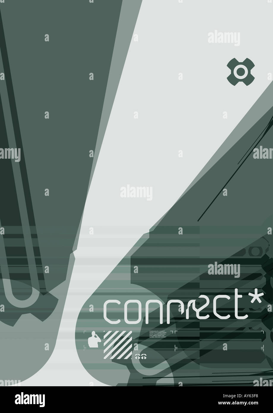 connect dynamic design Stock Photo - Alamy