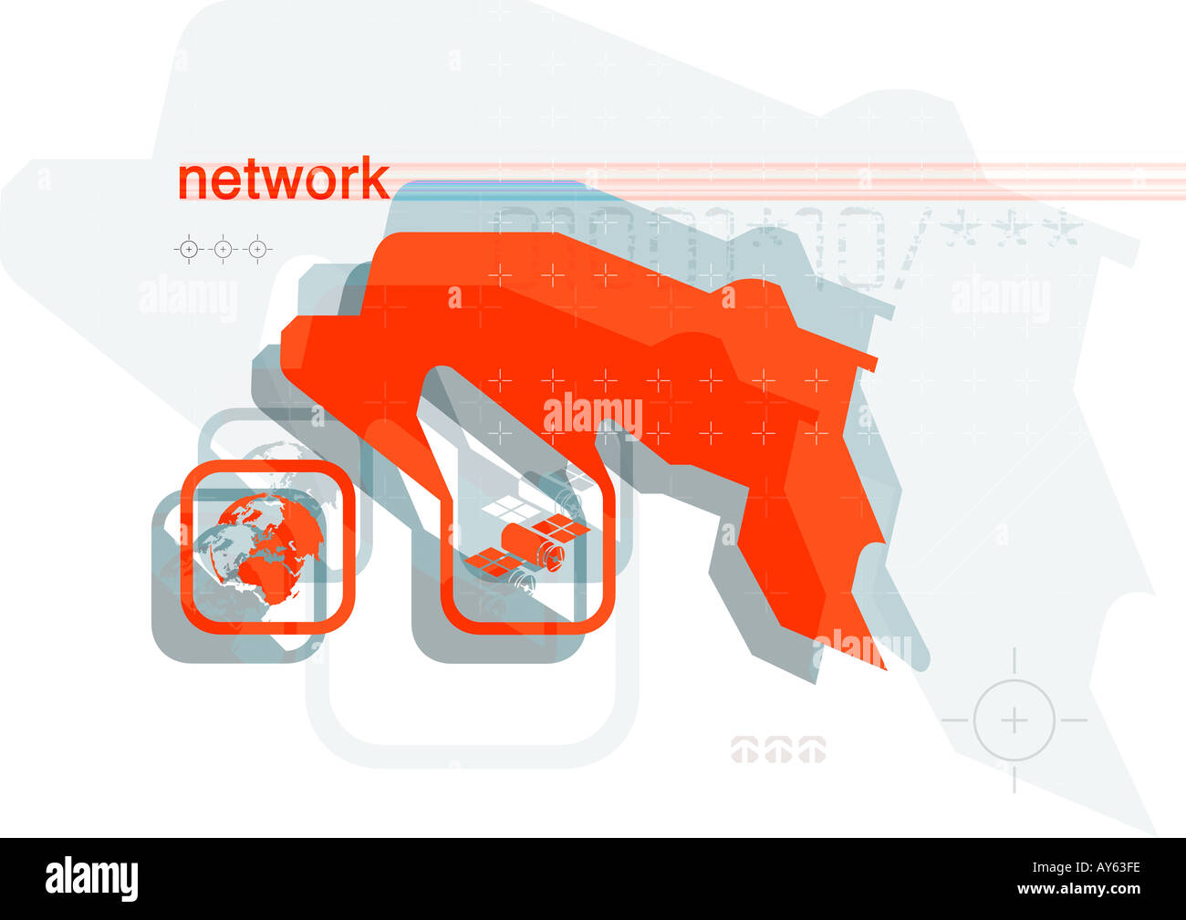 simple iconic communications design Stock Photo - Alamy