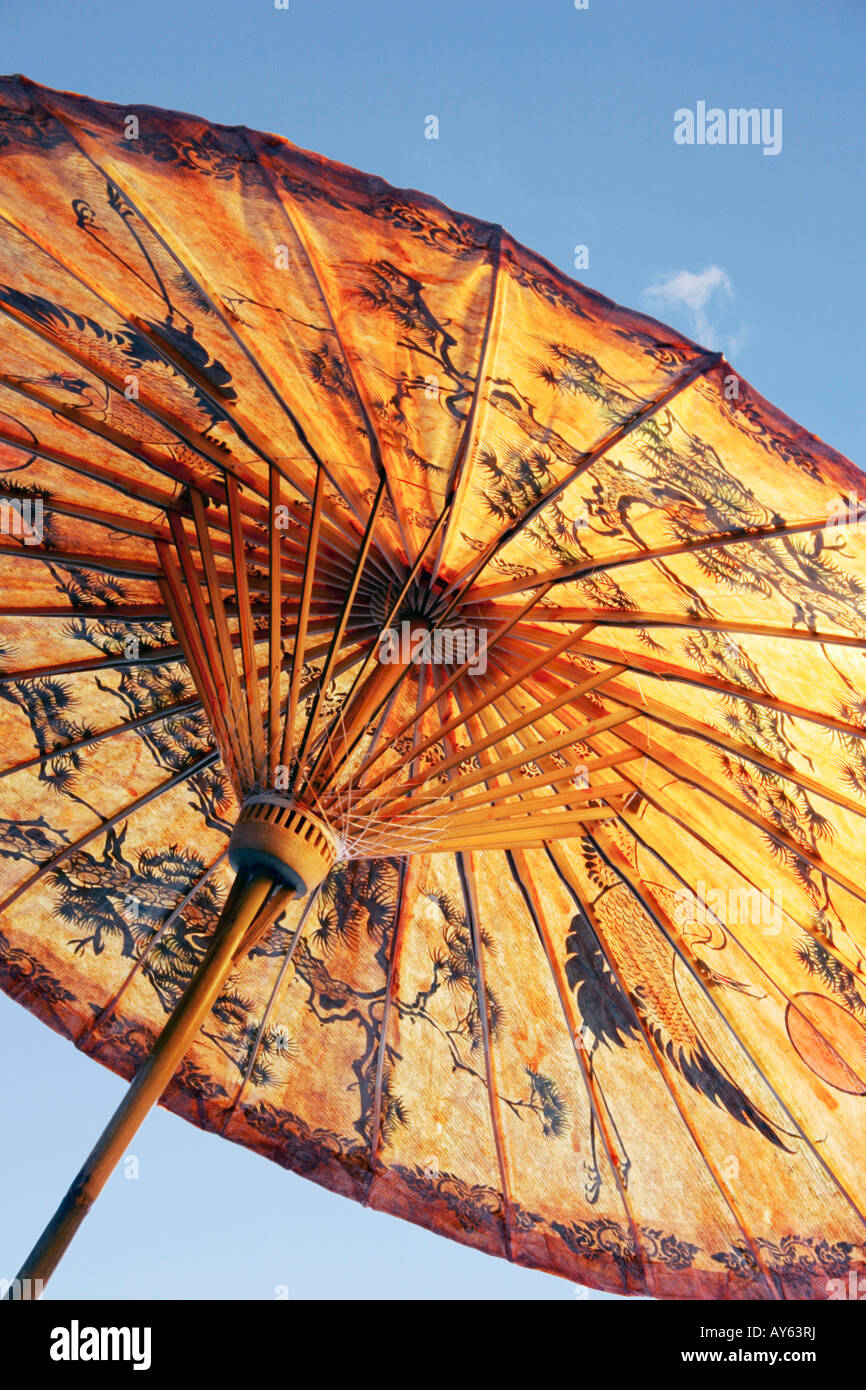 An oriental Japanese style parasol Stock Photo - Alamy
