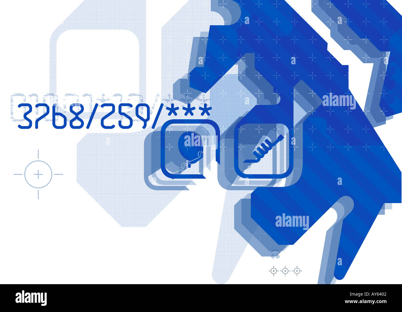 simple iconic communications design Stock Photo - Alamy