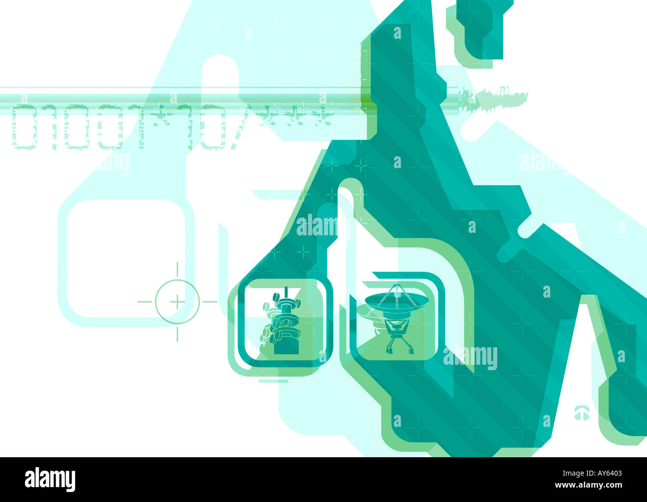 simple iconic communications design Stock Photo - Alamy