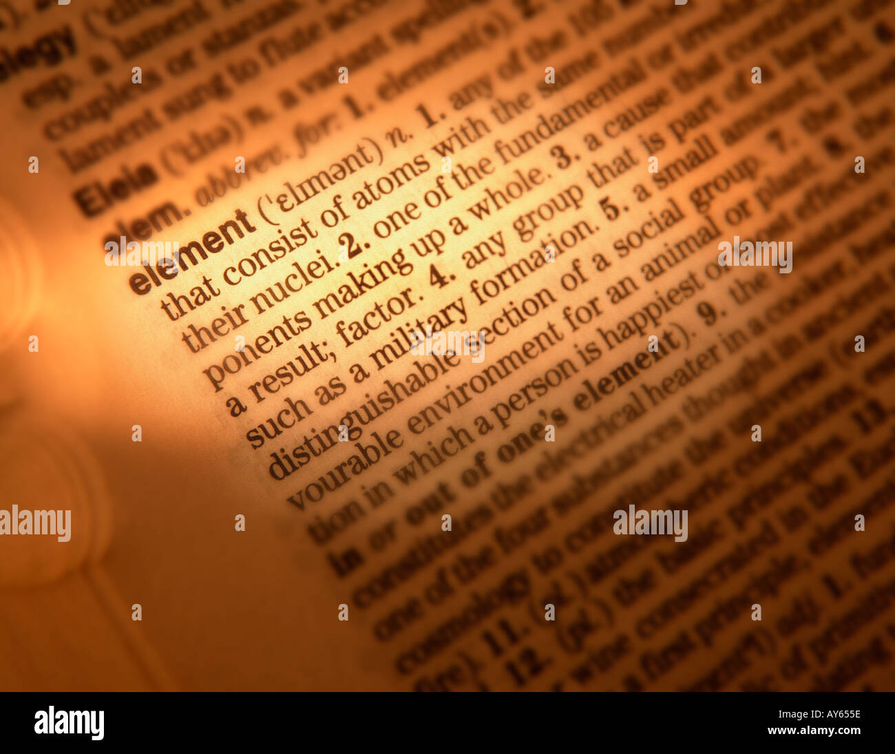 Close Up Dictionary Page Showing High Resolution Stock Photography and ...