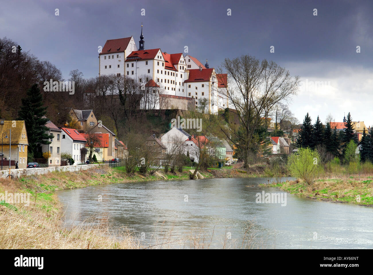 Colditz Castle former Nazi prison for Allied soldiers Stock Photo - Alamy