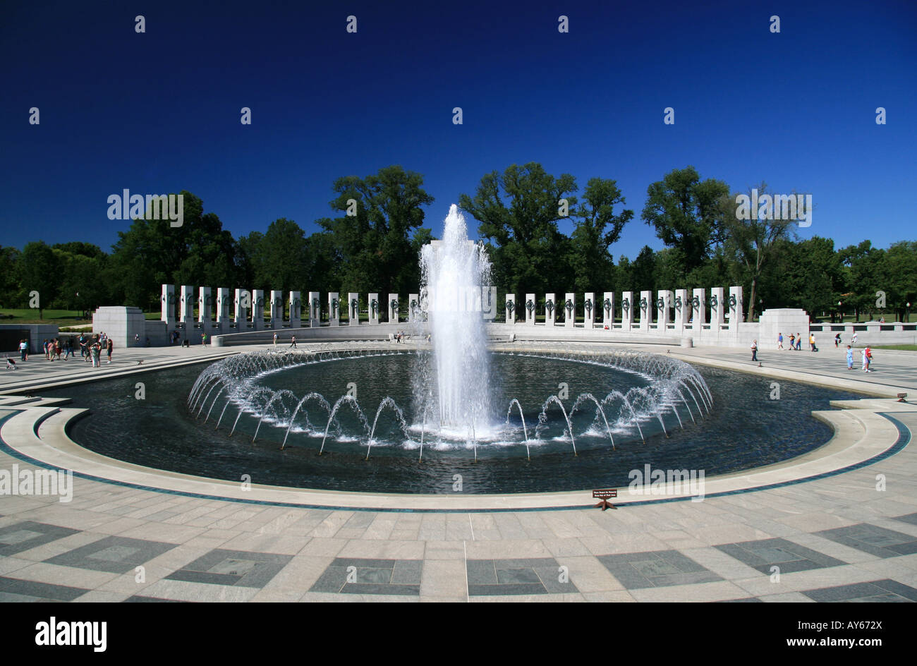 The National World War II Memorial, Washington DC Stock Photo - Alamy