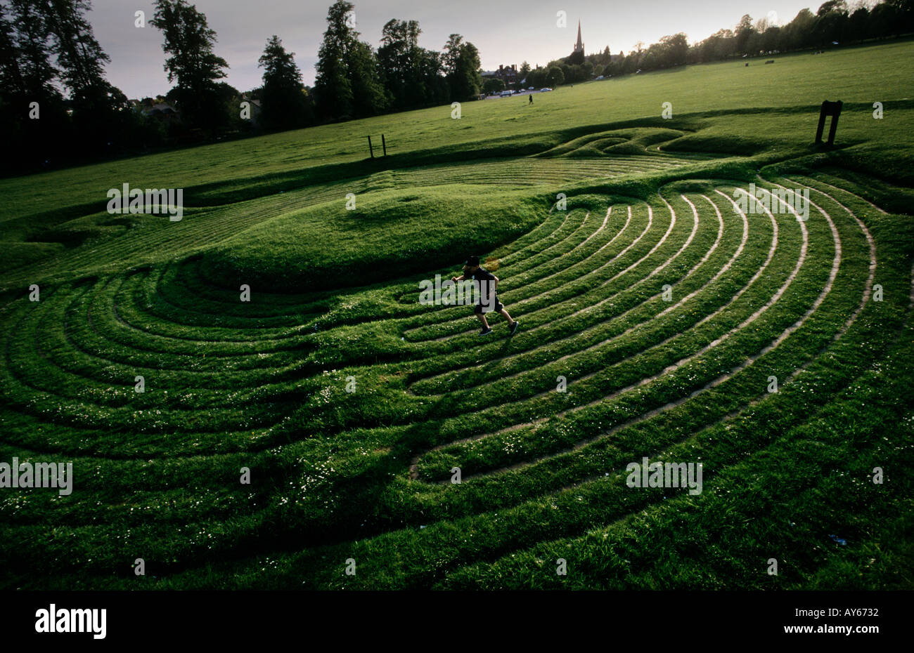 Turf maze hi-res stock photography and images - Alamy