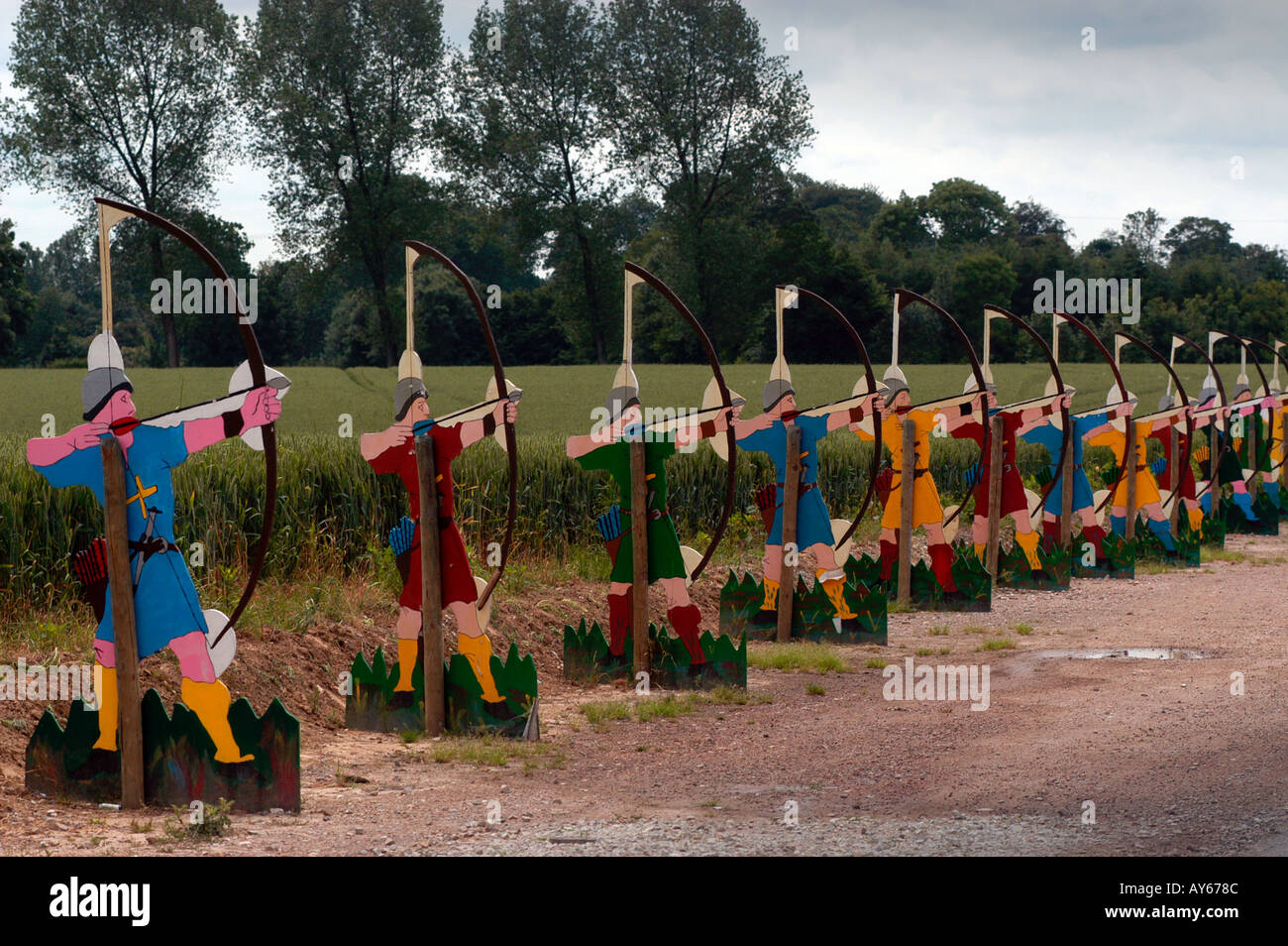FRANCE AZINCOURT OR AGINCOURT IN ENGLISH WHERE HENRY THE FIFTH DEFEATED ...