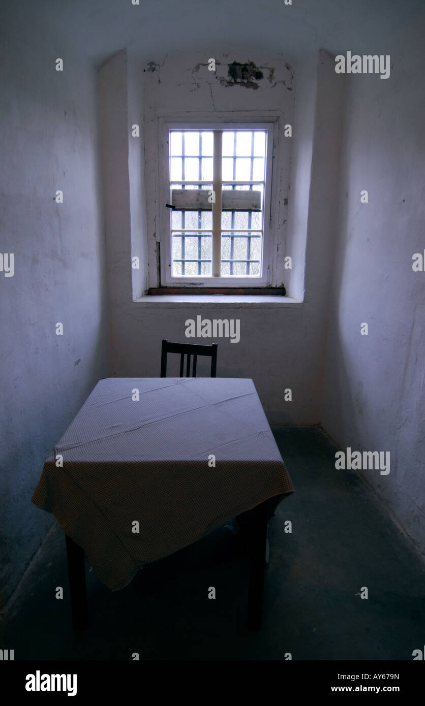 Prison cell in Colditz Castle World War Two prison Stock Photo - Alamy