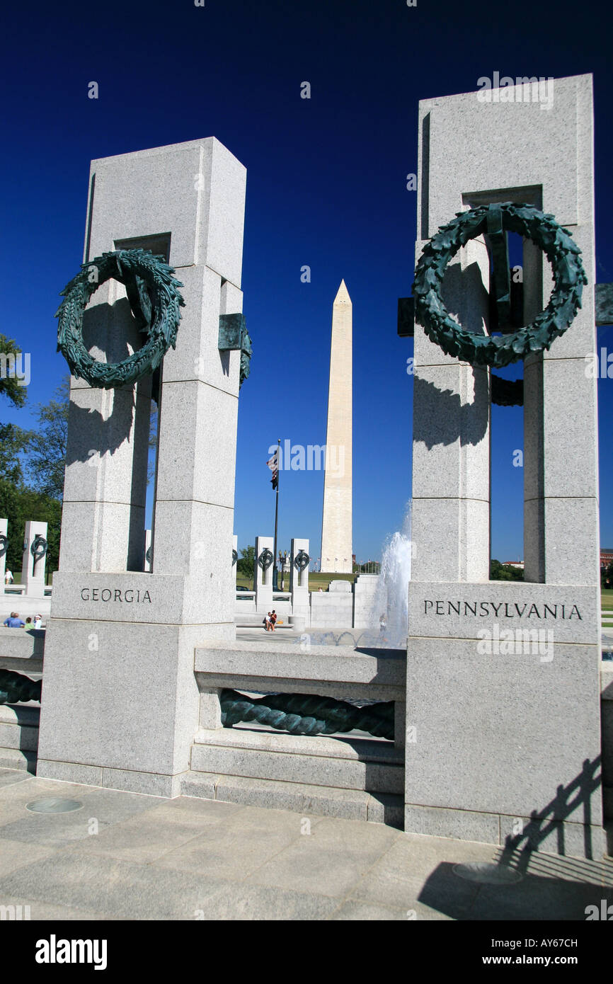 The Georgia and Pennsylvania Pillars on the National World War II ...