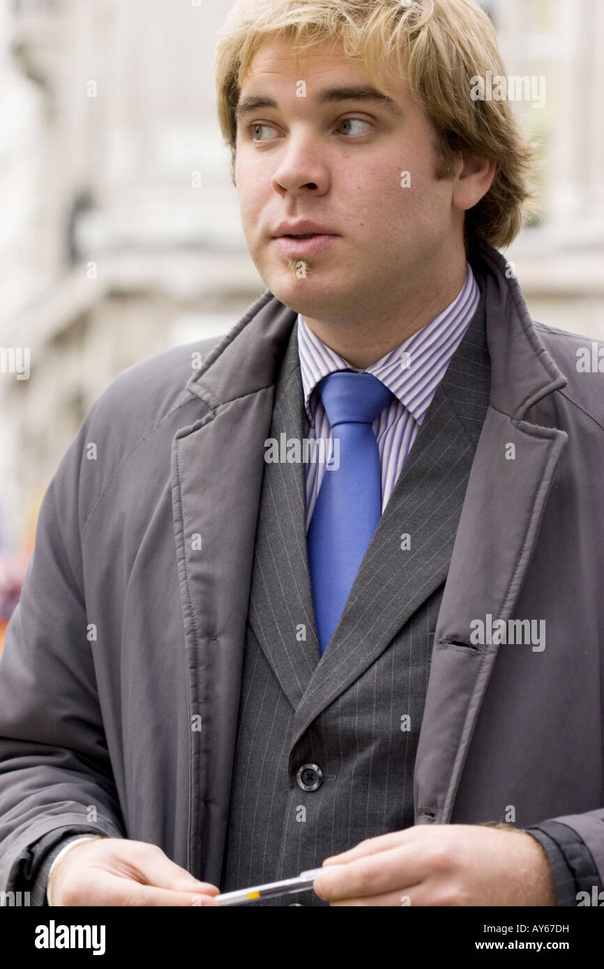Attractive man suit london hi-res stock photography and images - Alamy