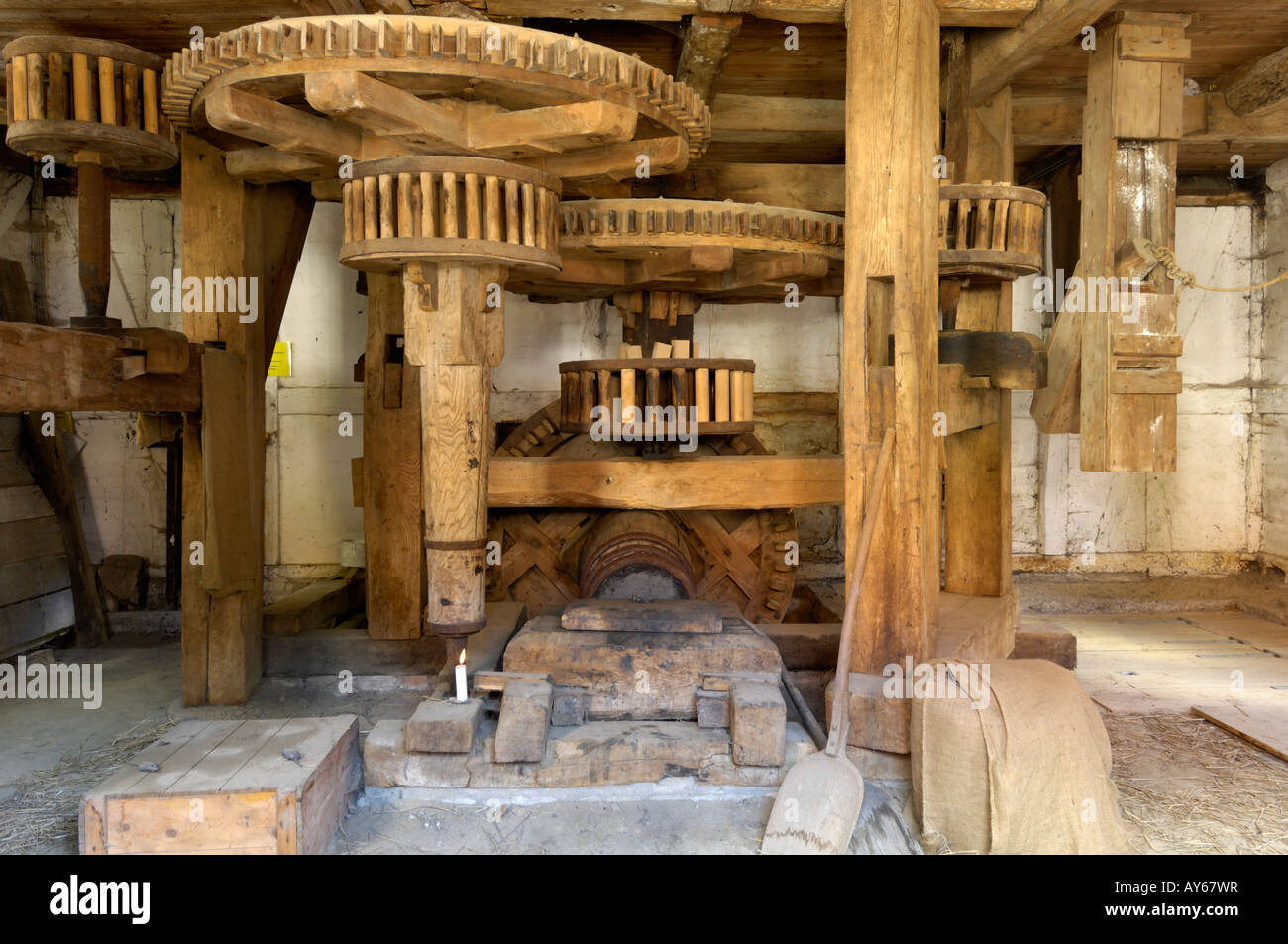 Water mill 1843 Den Gamle By Aarhus Denmark Stock Photo - Alamy