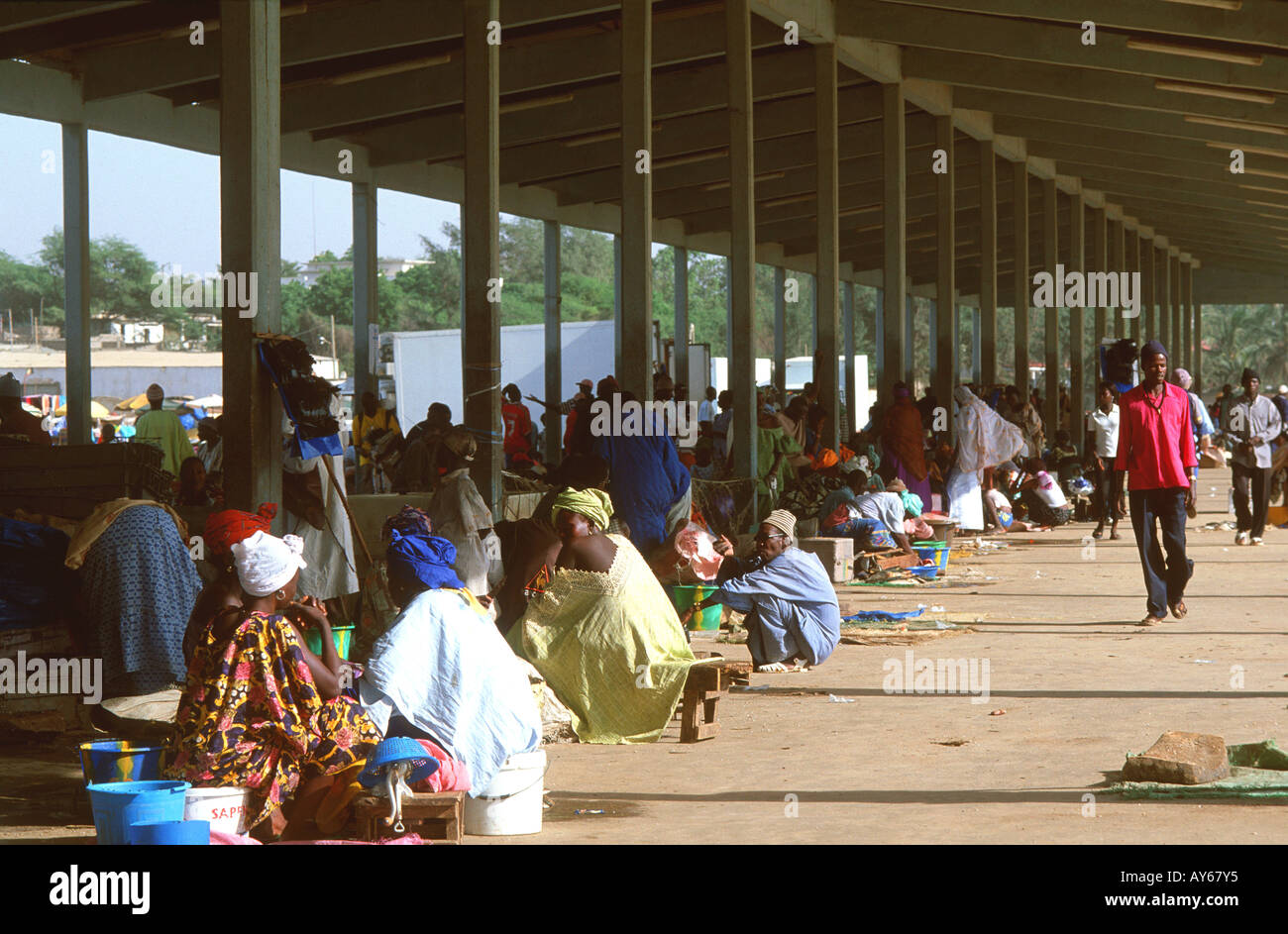 Sénégal La Petite Côte Mbour Port de pêche Stock Photo - Alamy