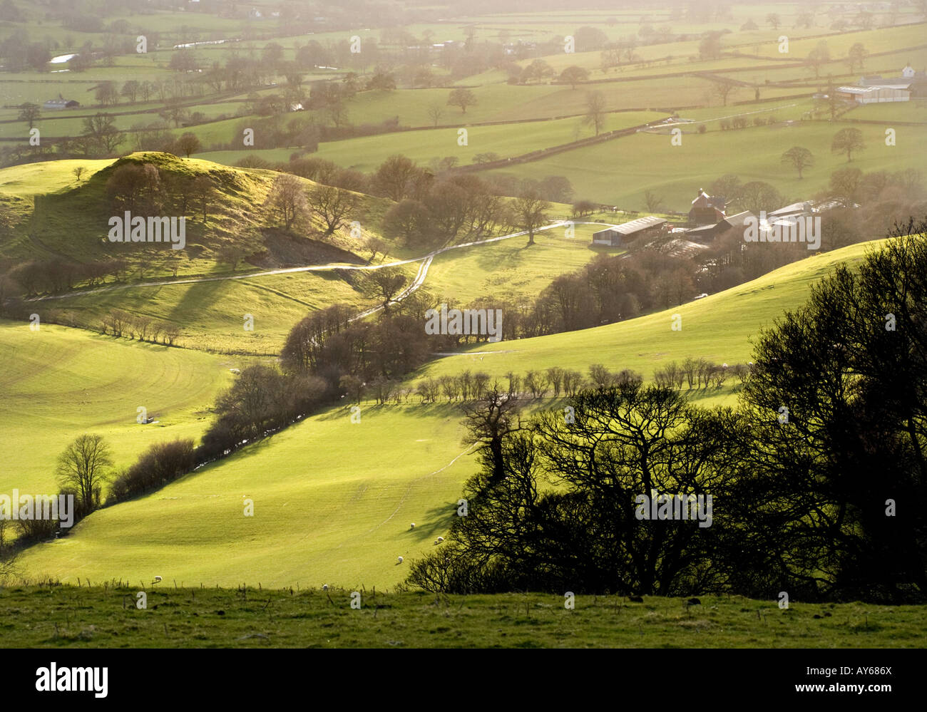 Llangedwyn powys landscape wales hi-res stock photography and images ...