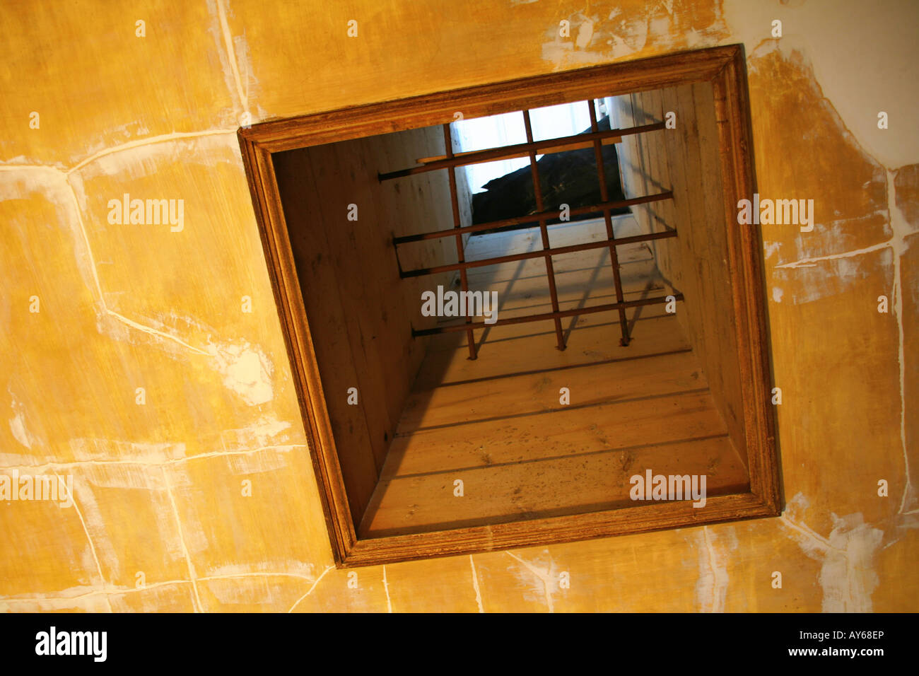 skylight window at an old ceiling Stock Photo - Alamy
