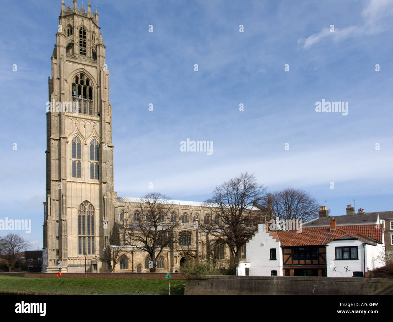 The Boston Stump seen from across the river Stock Photo - Alamy