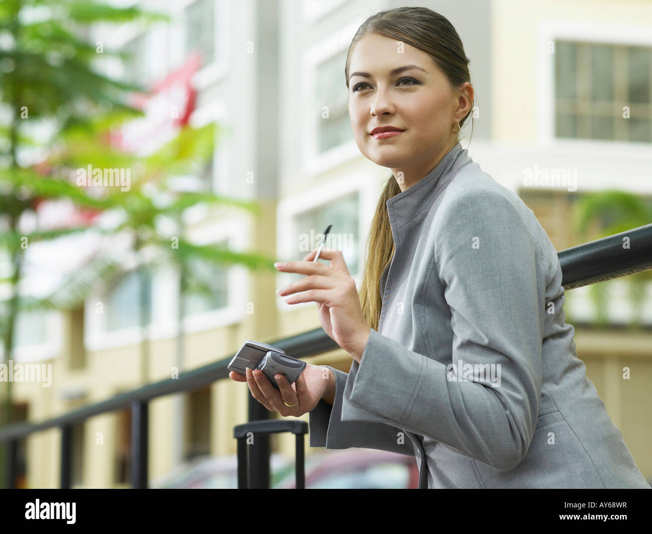Executive holding pda hi-res stock photography and images - Alamy