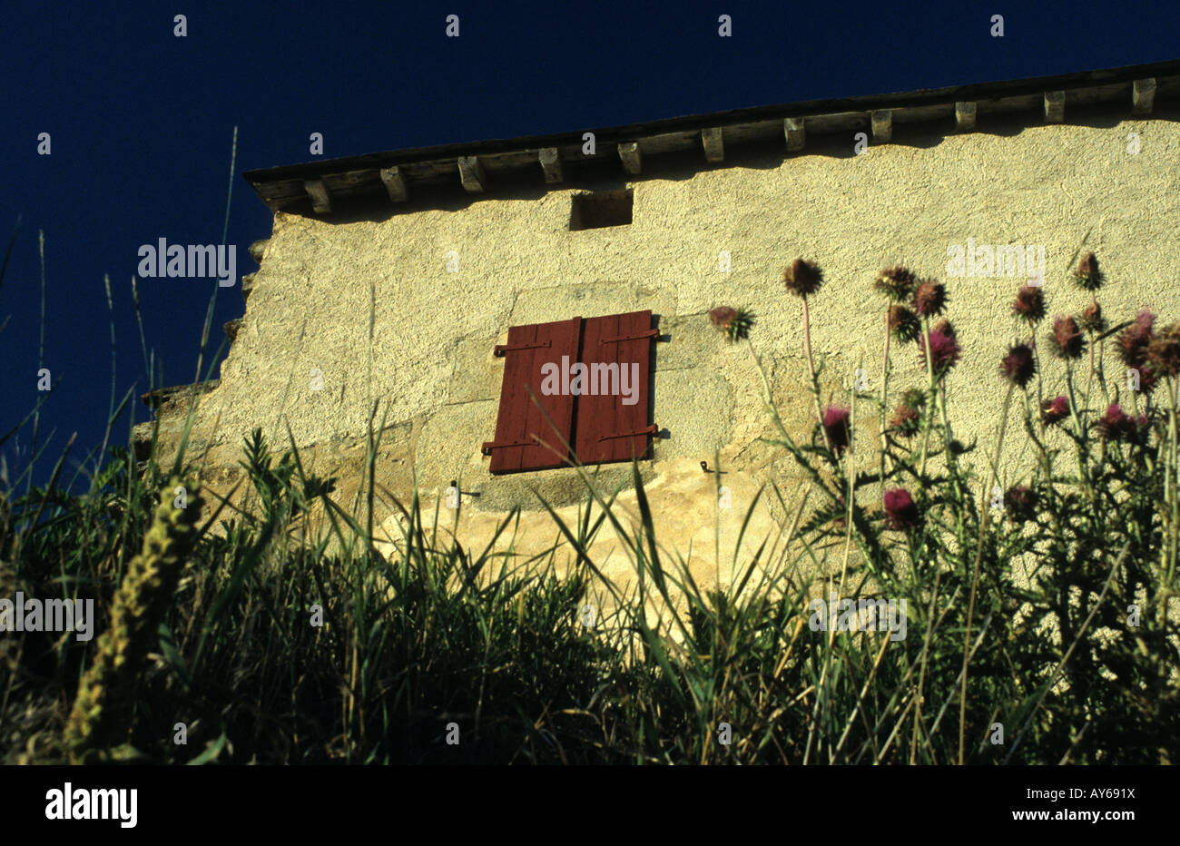 A farmhouse in the village of La Llagonne, Cerdagne, Mediterranean ...