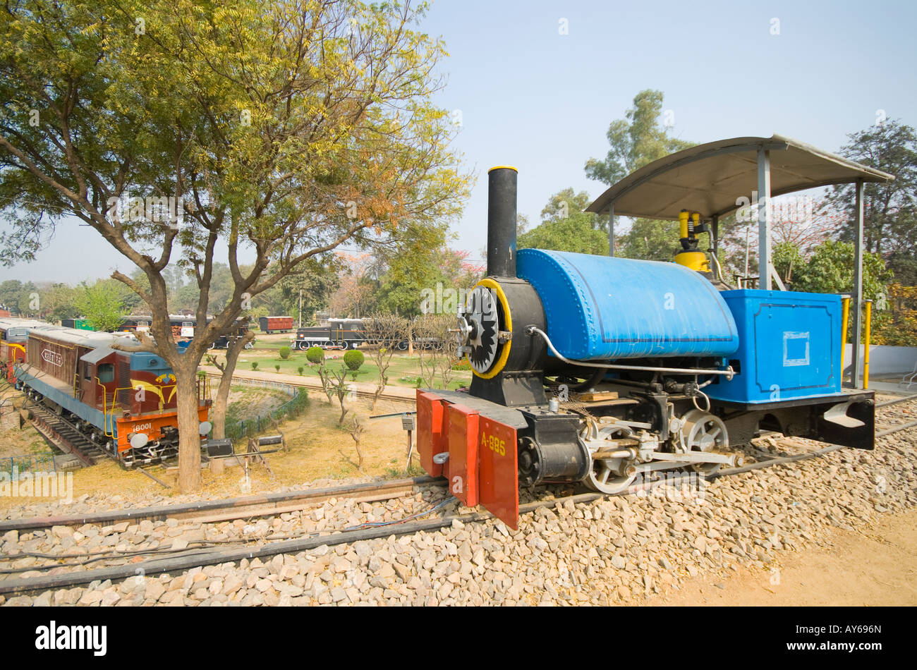 Steam locomotive indian rail museum hi-res stock photography and images ...