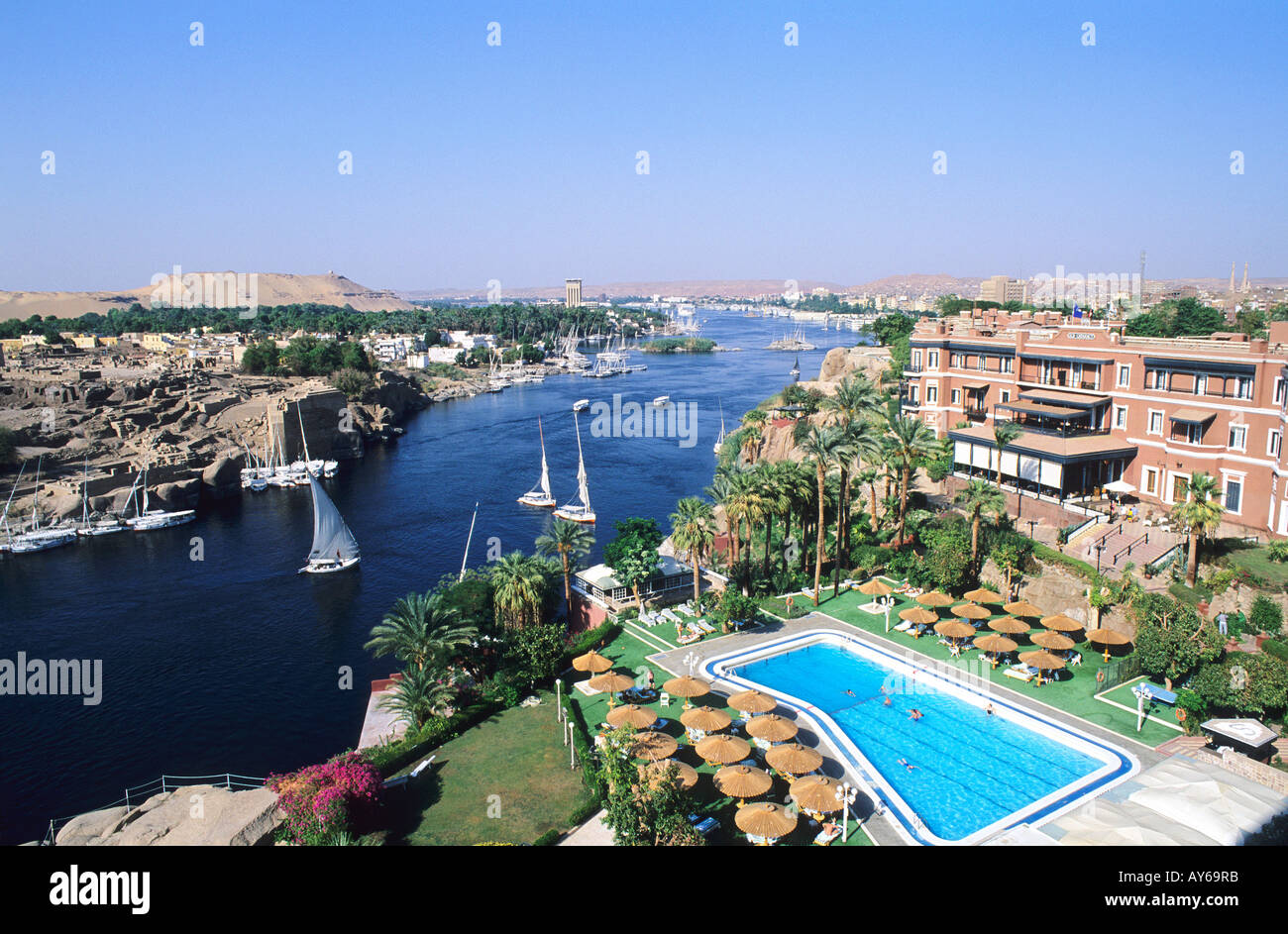 Old cataract assouan hi-res stock photography and images - Alamy