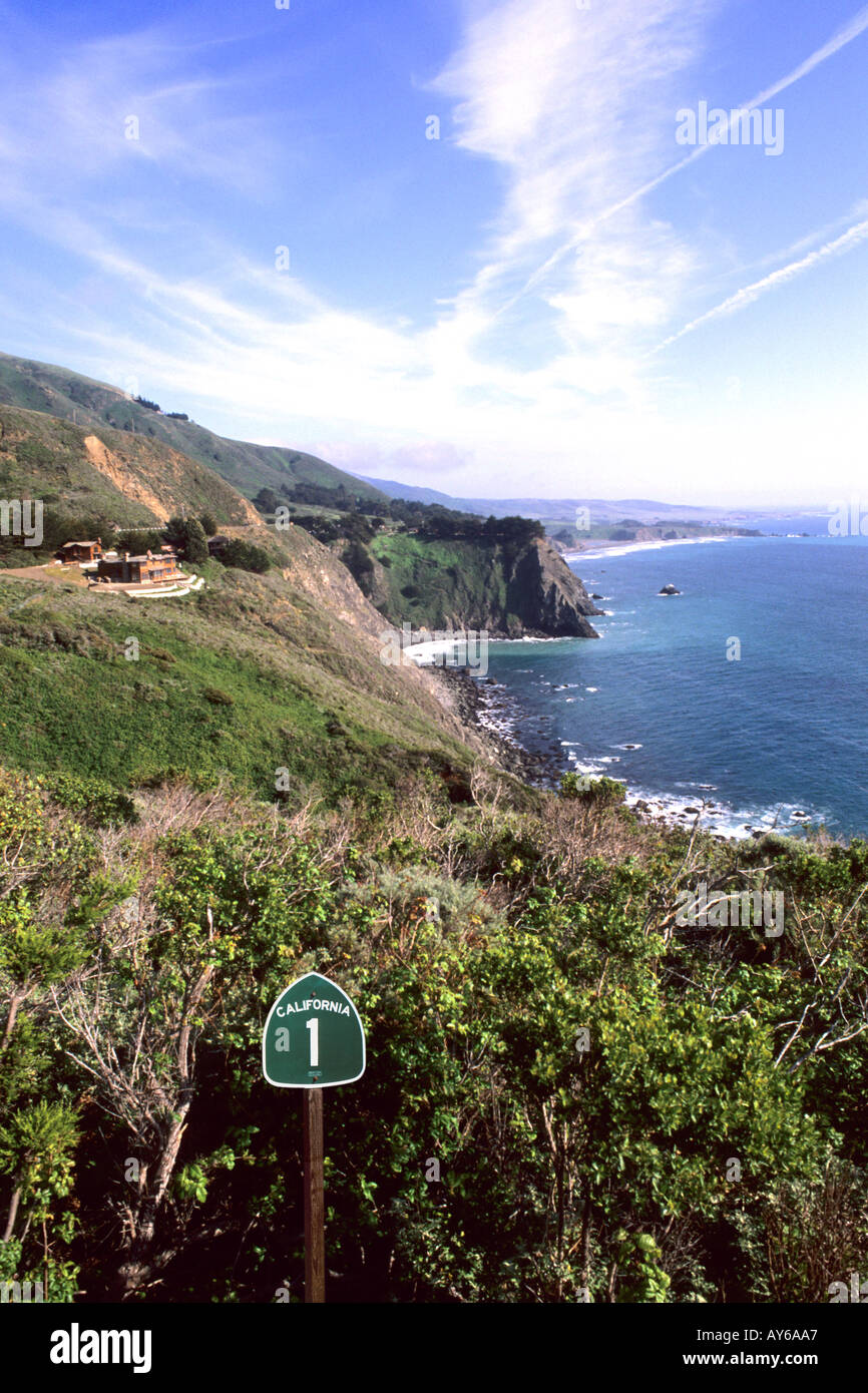 Pacific Coast Highway California Route 1 Scenic near Big Sur California ...