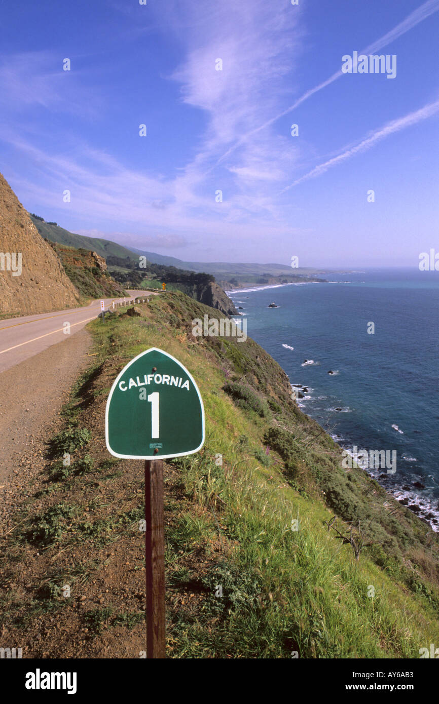 Pacific Coast Highway California Route 1 Scenic near Big Sur California ...