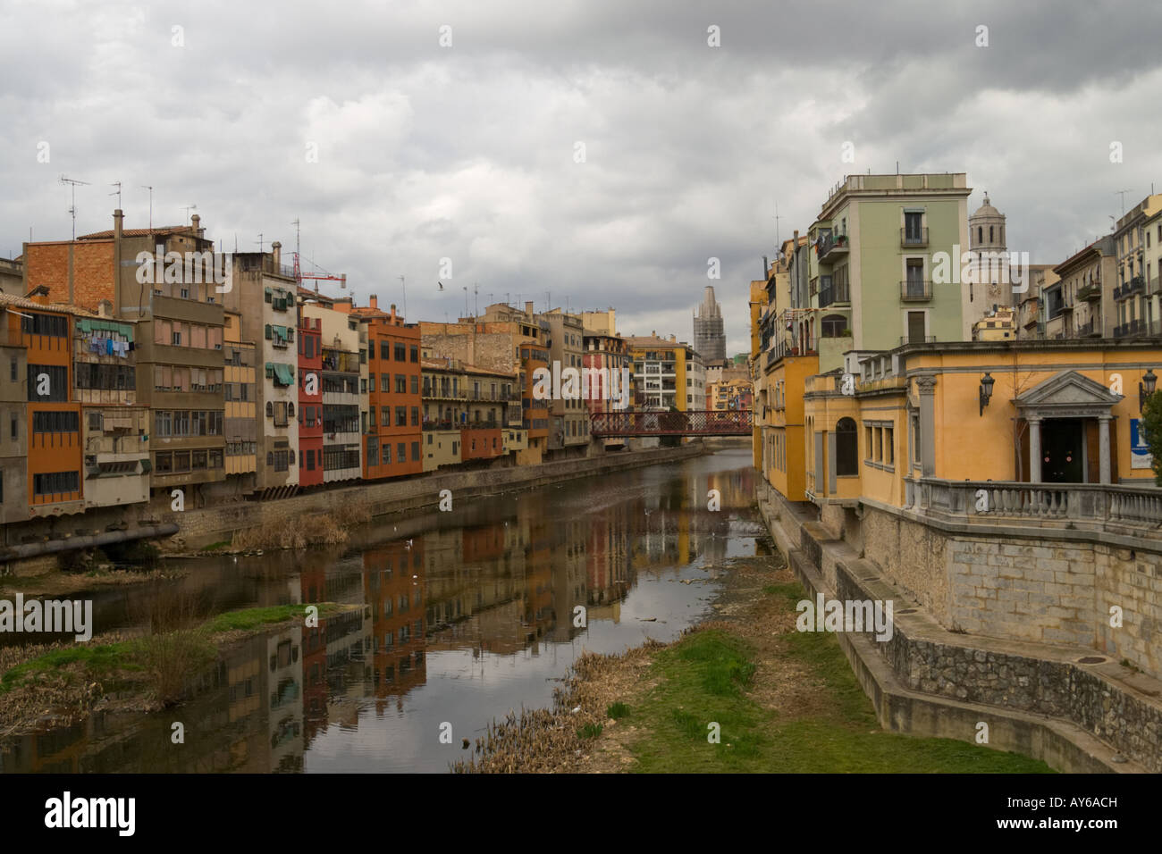 A beautiful small town Gerona in Cataluna (Spain Stock Photo - Alamy