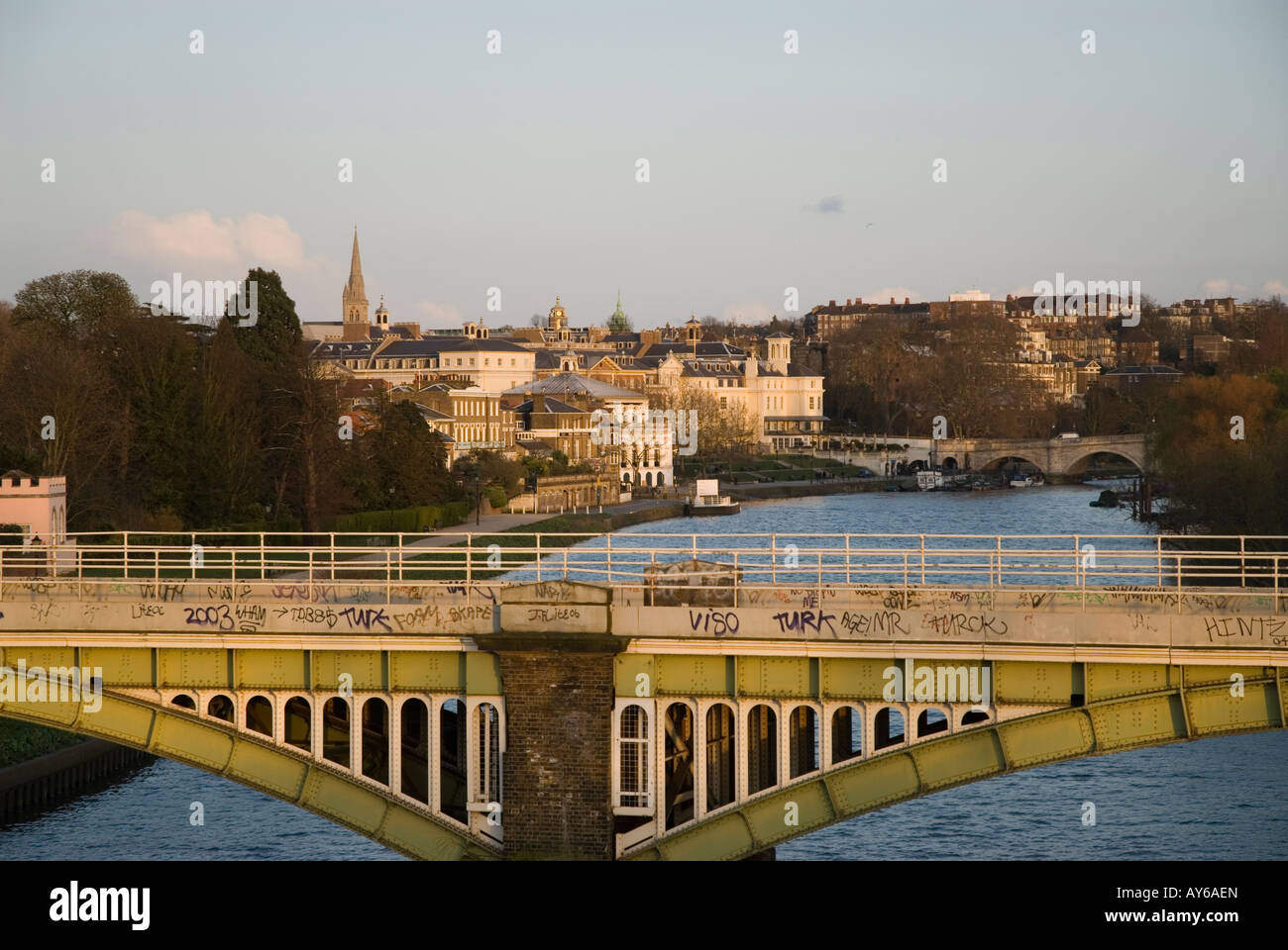 Richmond Riverside at night Stock Photo - Alamy