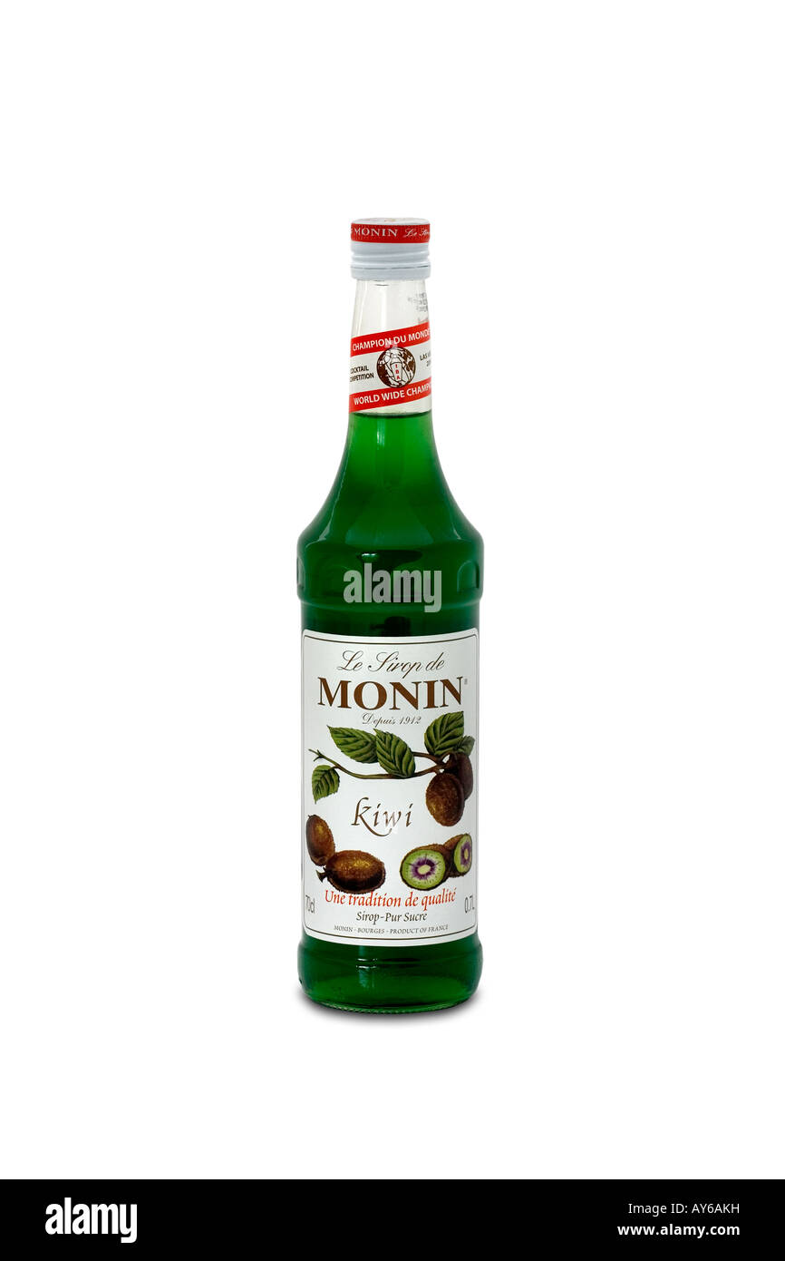 Monin syrup France kiwi Stock Photo - Alamy