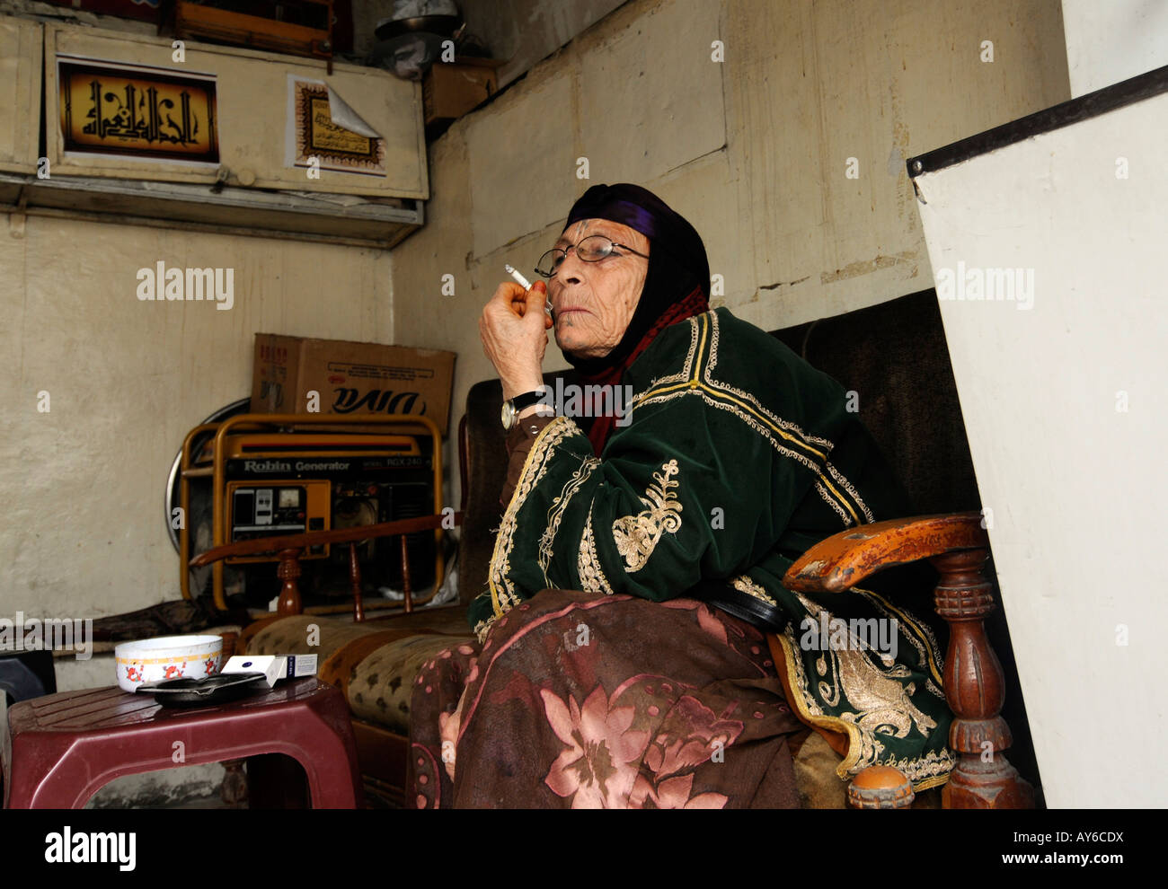 Arab Smoking Cigarettes