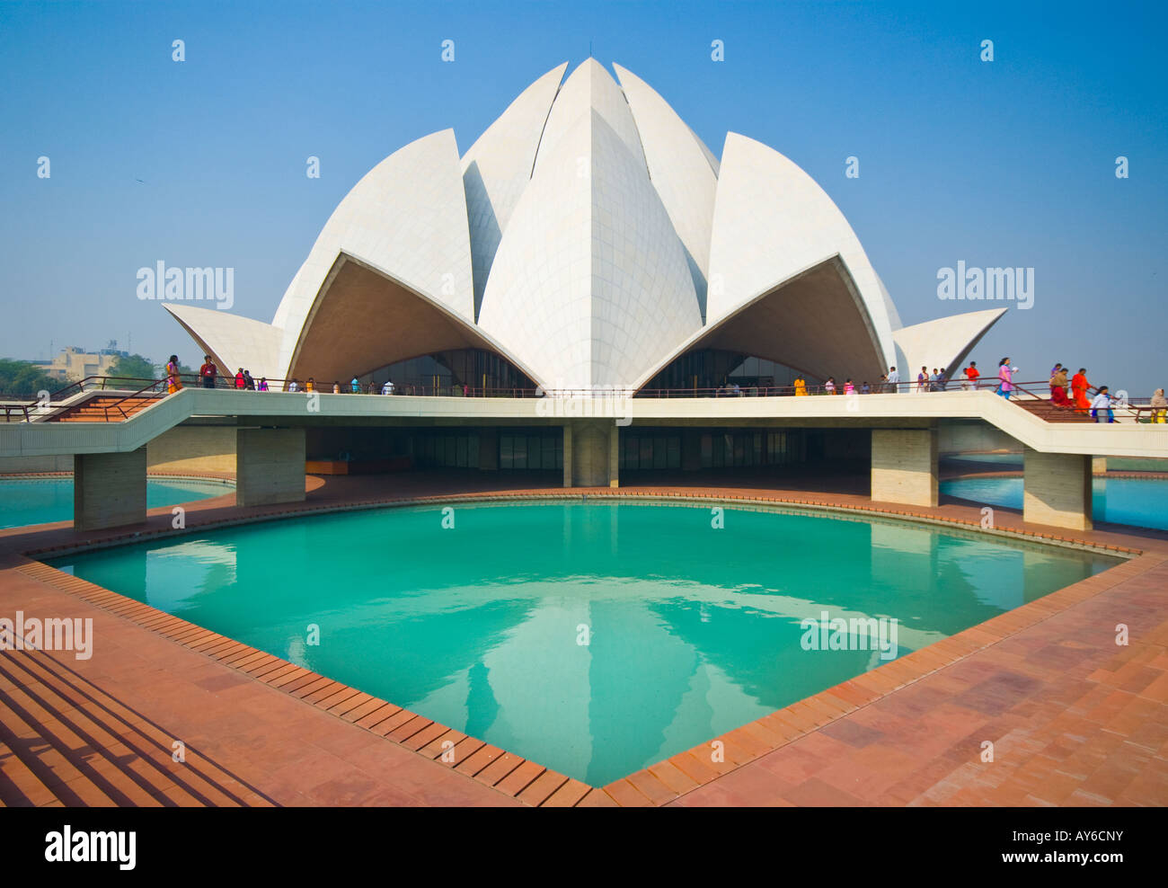 Indian lotus temple hi-res stock photography and images - Alamy