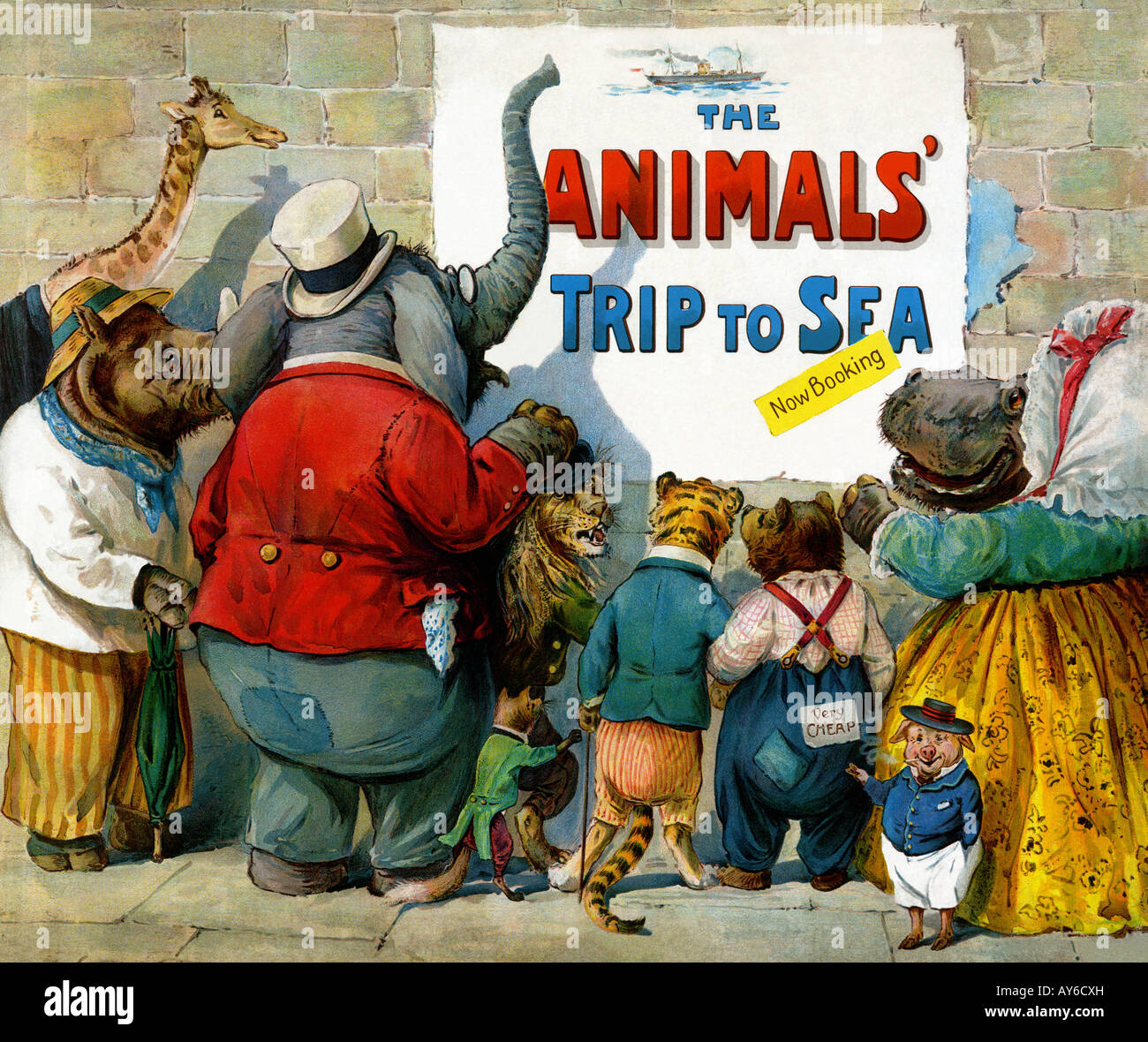 The Animals Trip to the Sea Stock Photo - Alamy