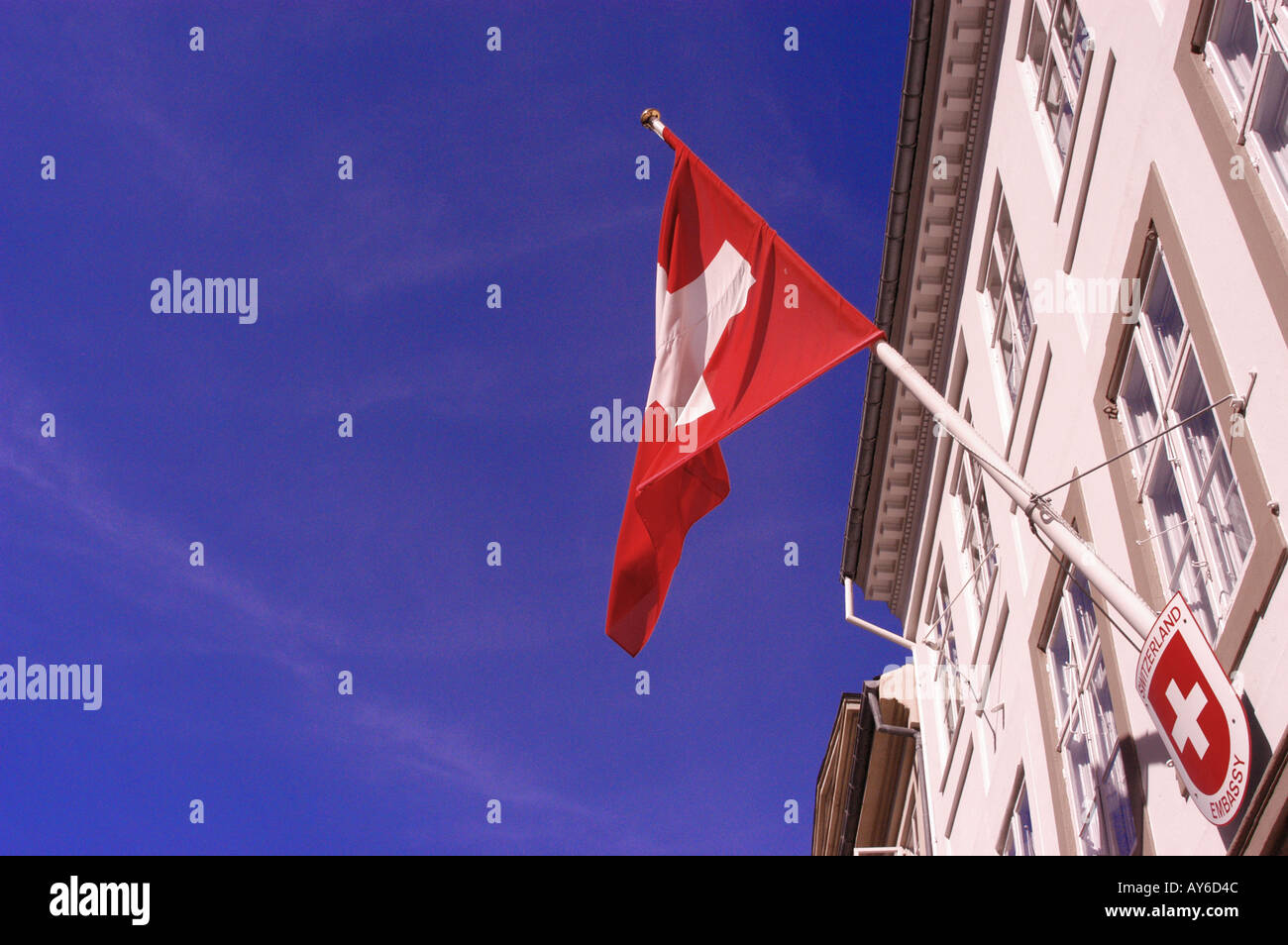 Swiss Embassy Copenhagen Denmark Stock Photo - Alamy