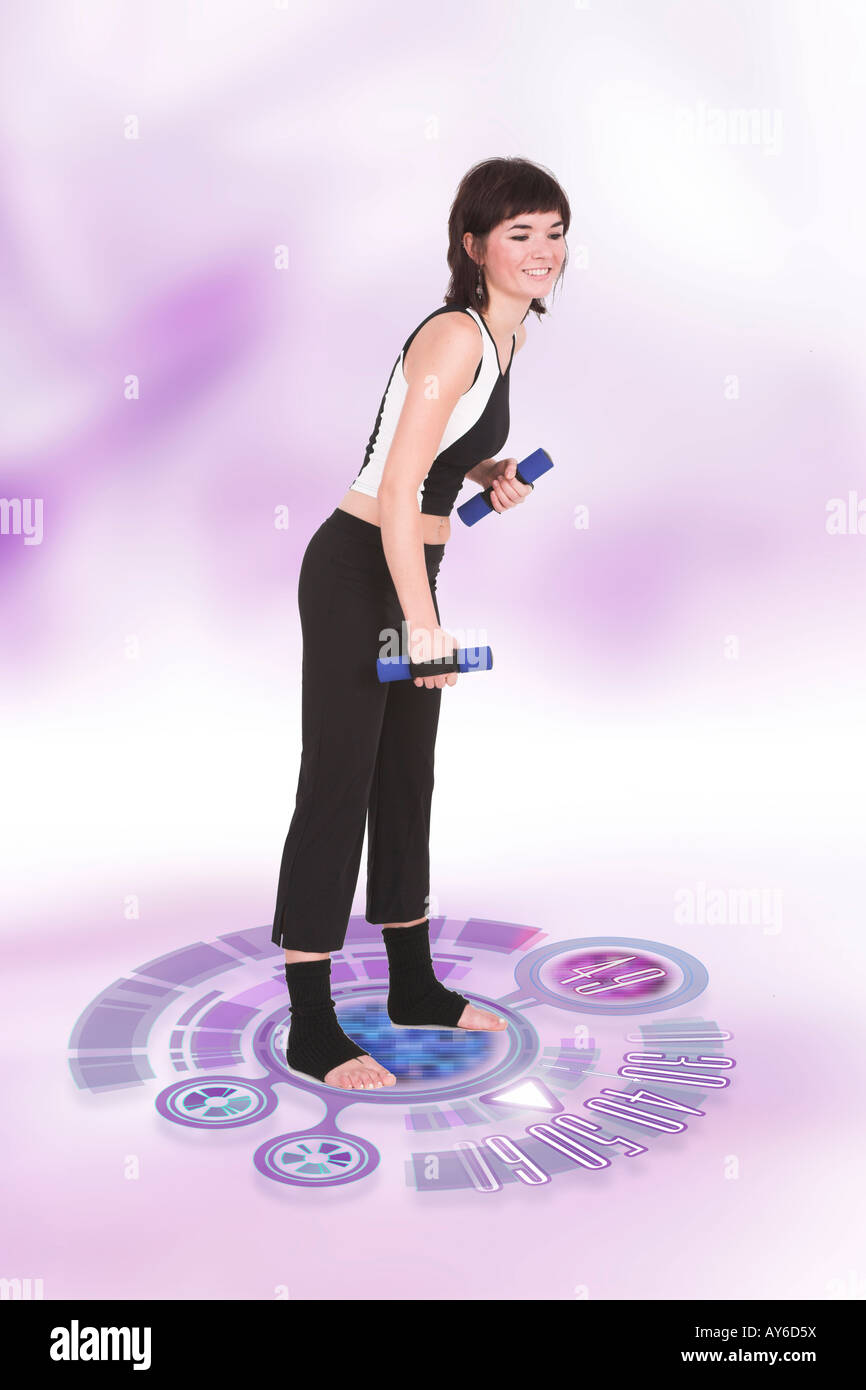 Woman and loosing her balance hi-res stock photography and images - Alamy